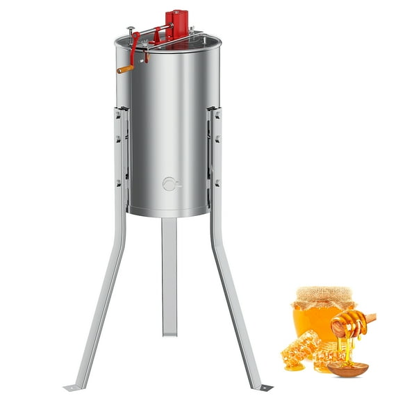 TEQIN Manual Honey Extractor, Stainless Steel Beekeeping Extractor ...