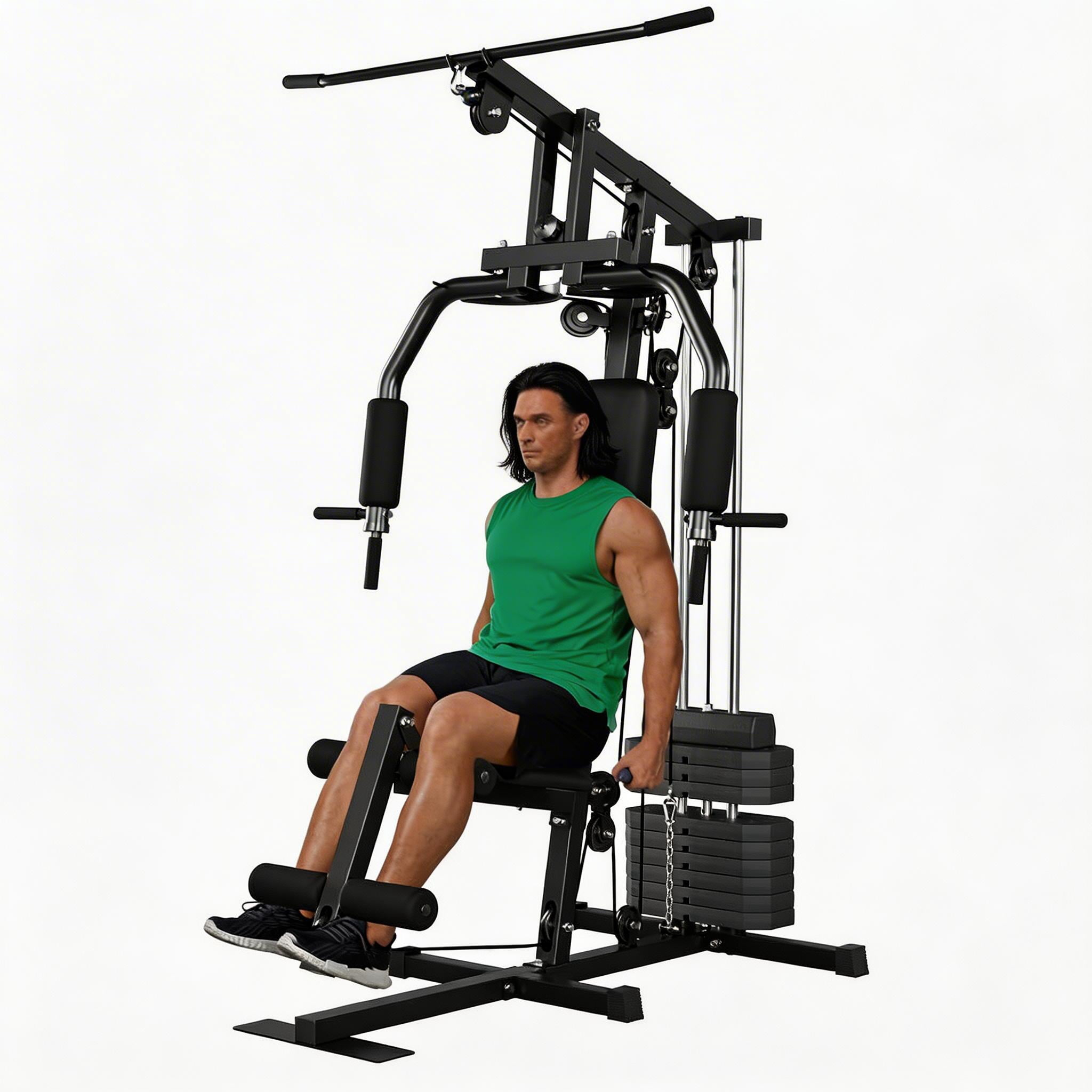 TEQIN Multifunction Workout Machine,Home Gym Equipment Workout Station ...