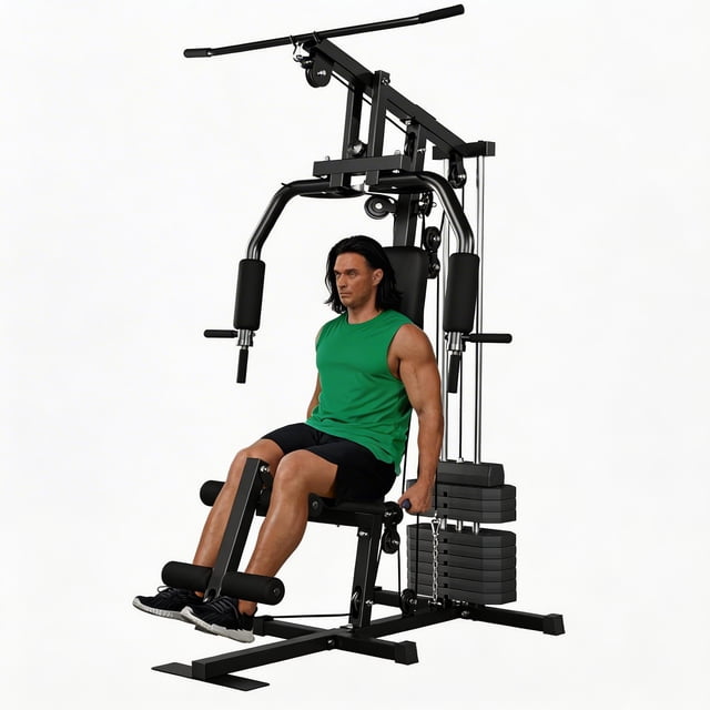 TEQIN Multifunction Workout Machine,Home Gym Equipment Workout Station ...