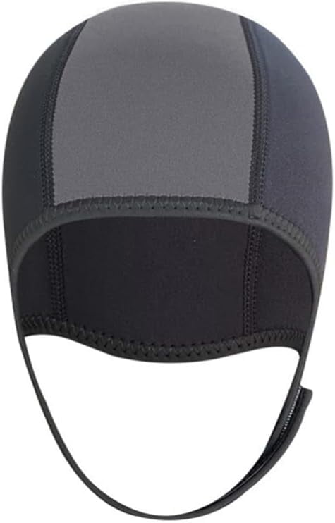 TEQIN Neoprene Diving Hood, 2.5mm Swim Cap with Chin Straps, Surf ...