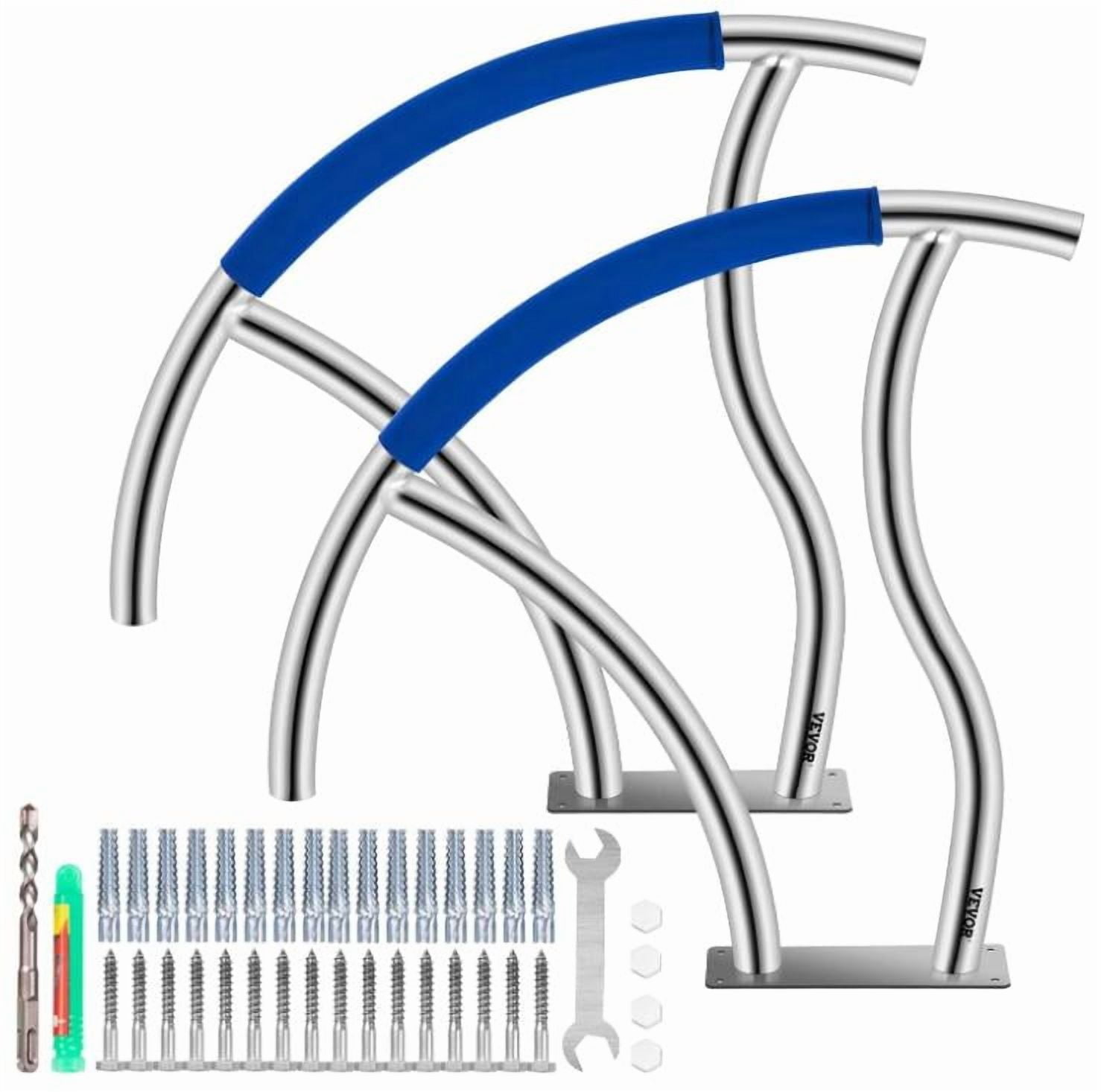 TEQIN Swimming Pool Handrails,Pool Railings for Inground Pools ...
