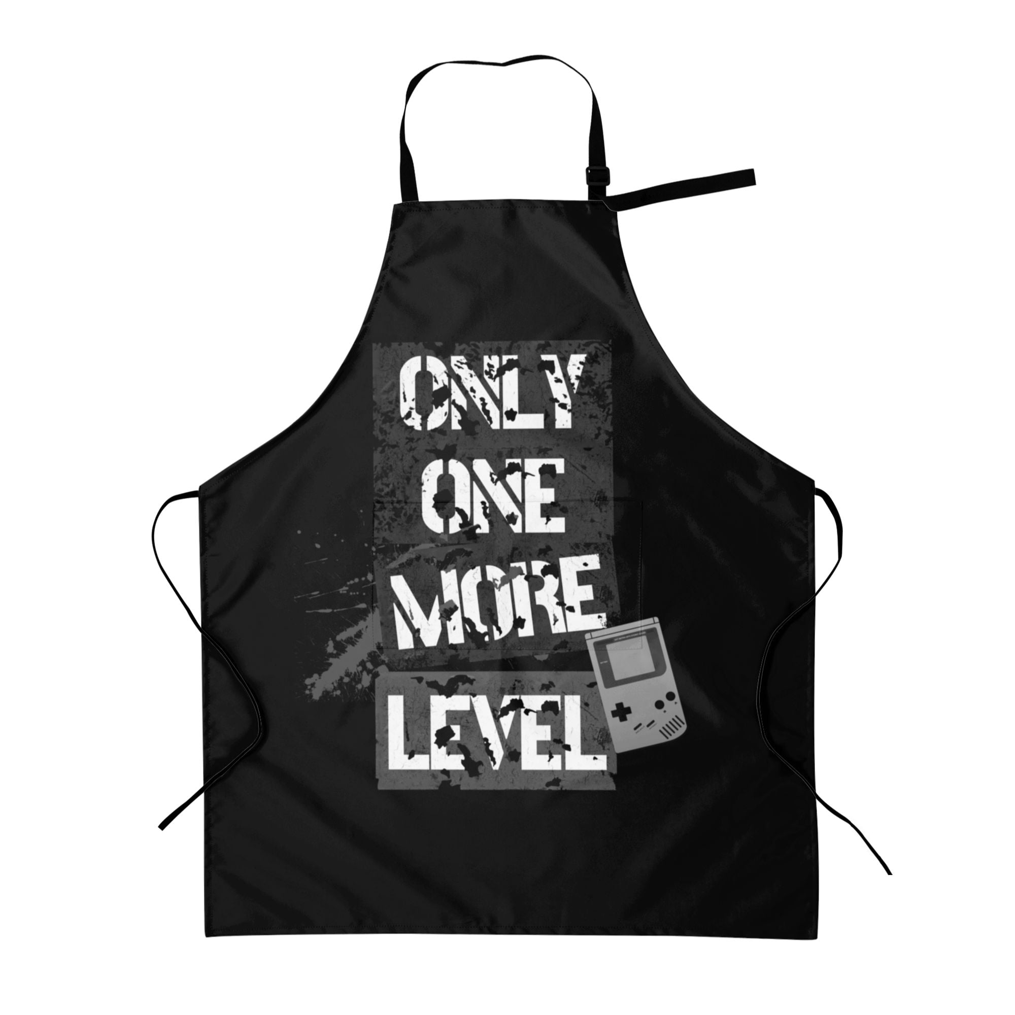 TEQUAN Adjustable Waterproof Apron with Pockets, Game Console Sticker ...