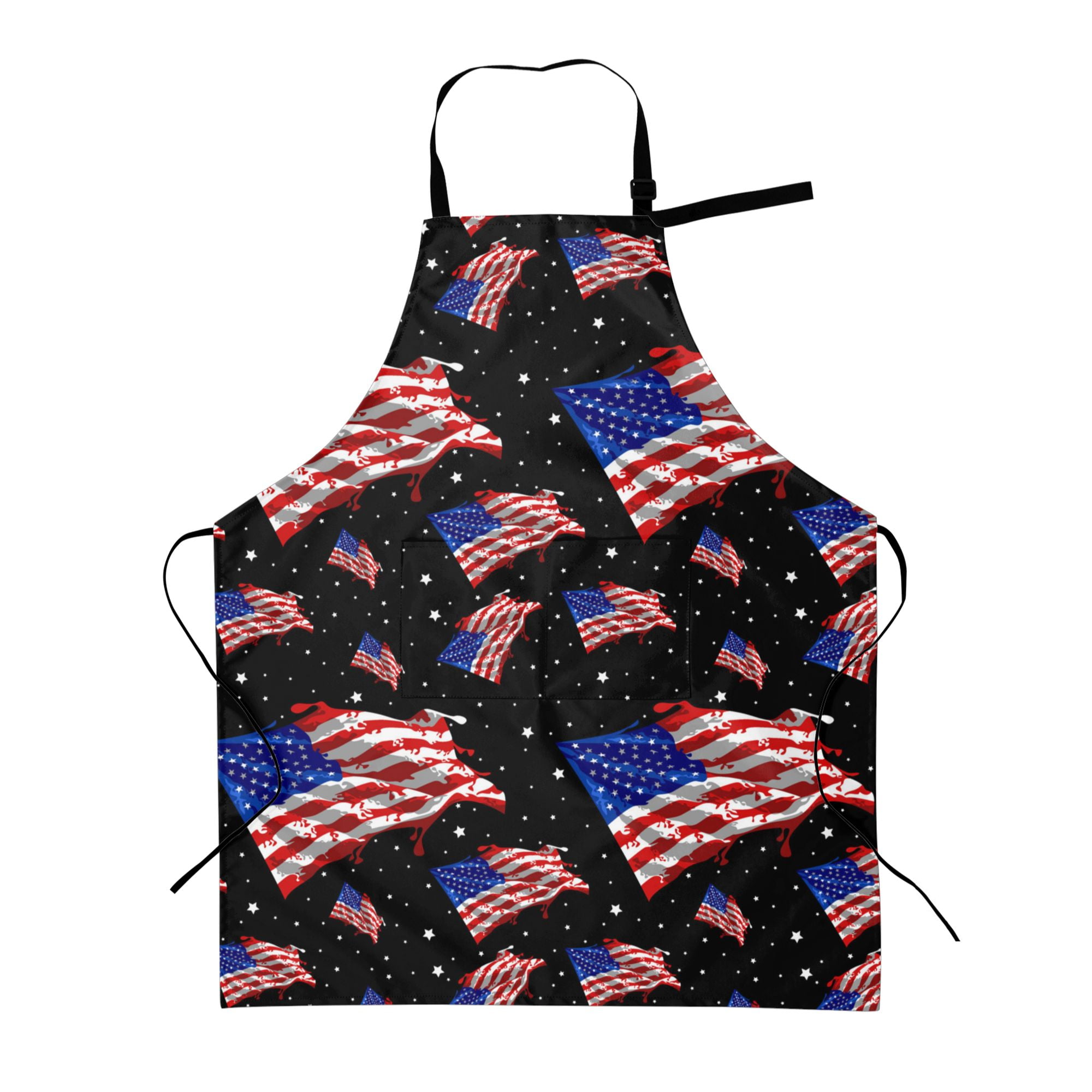 TEQUAN Adjustable Waterproof Apron with Pockets, Vintage American ...