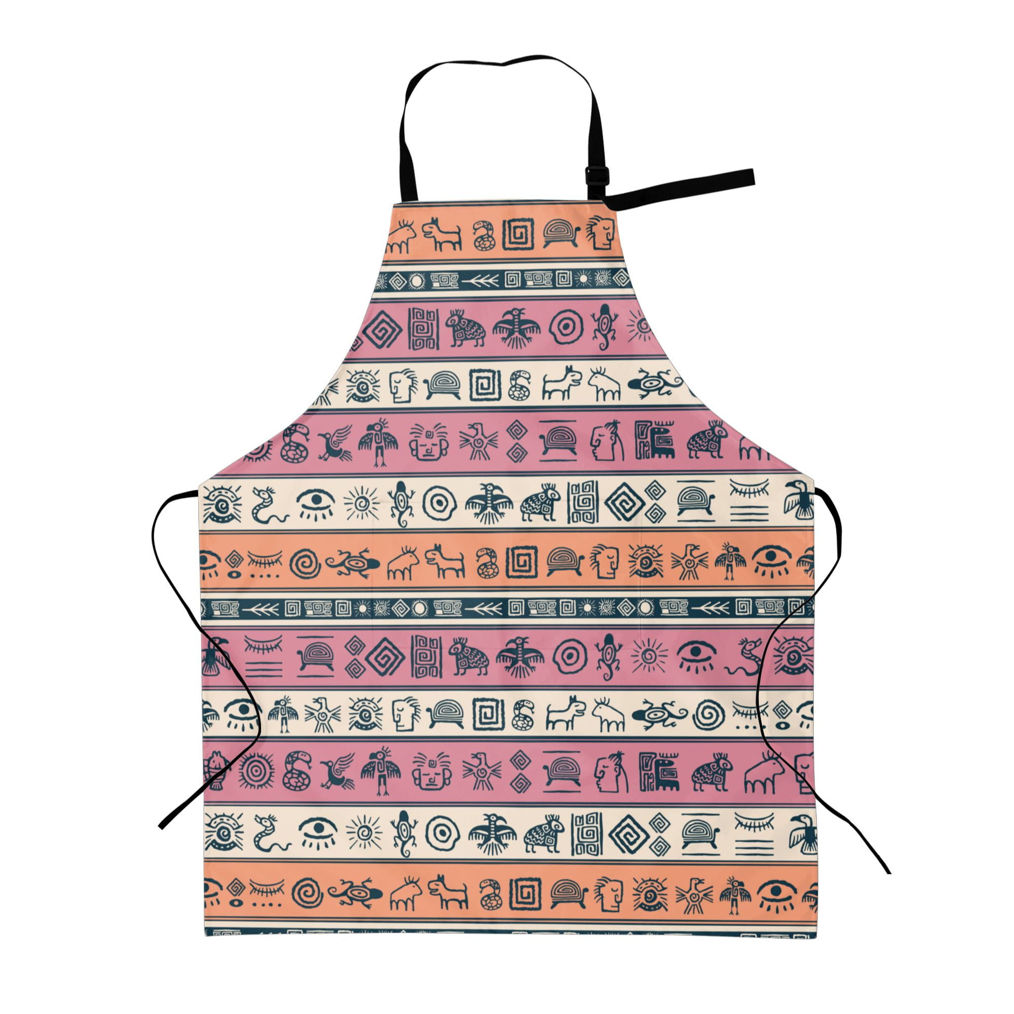 TEQUAN Adjustable Waterproof Apron with Pockets, Vintage Egypt Style ...