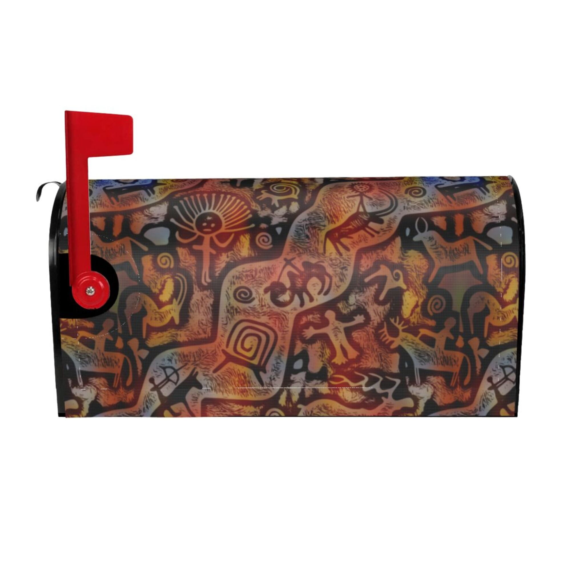 TEQUAN Ancient Petroglyphs Cave Drawings Magnetic Mailbox Cover ...