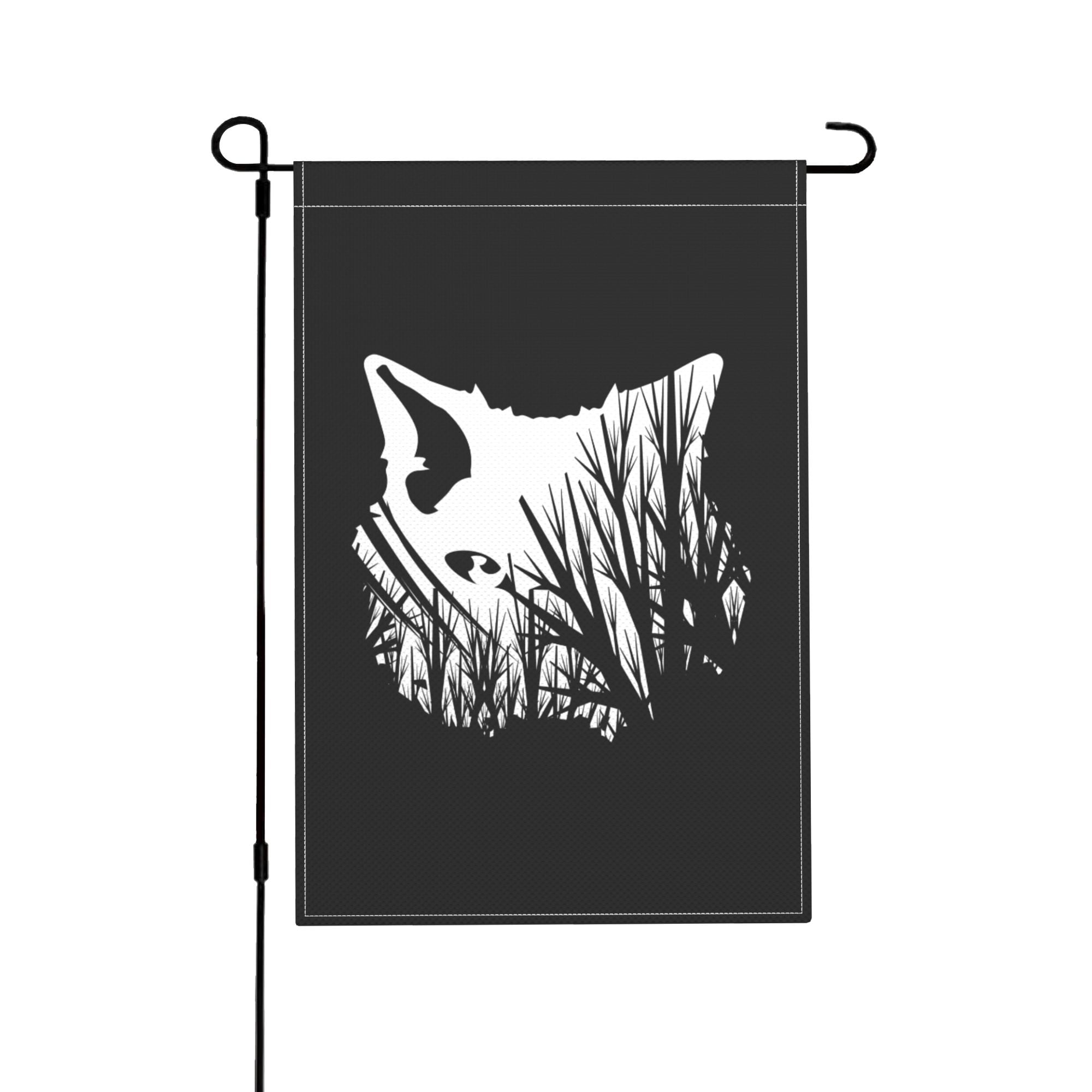 TEQUAN Animal Fox Wolf Forest Garden Flags, 18 x 12 inch Double Sided ...