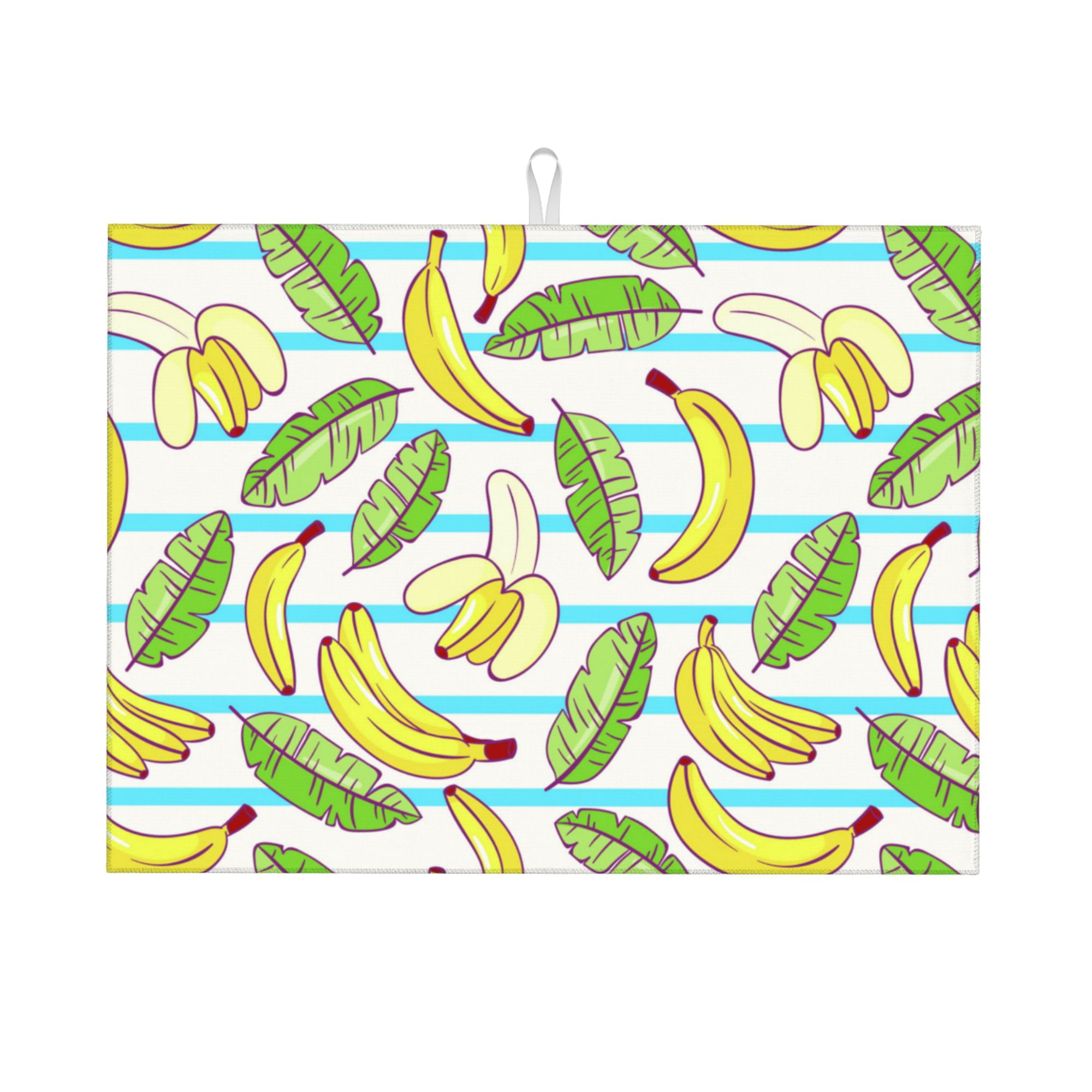 TEQUAN Dish Drying Mat for Kitchen Counter, Microfiber Super Absorbent ...