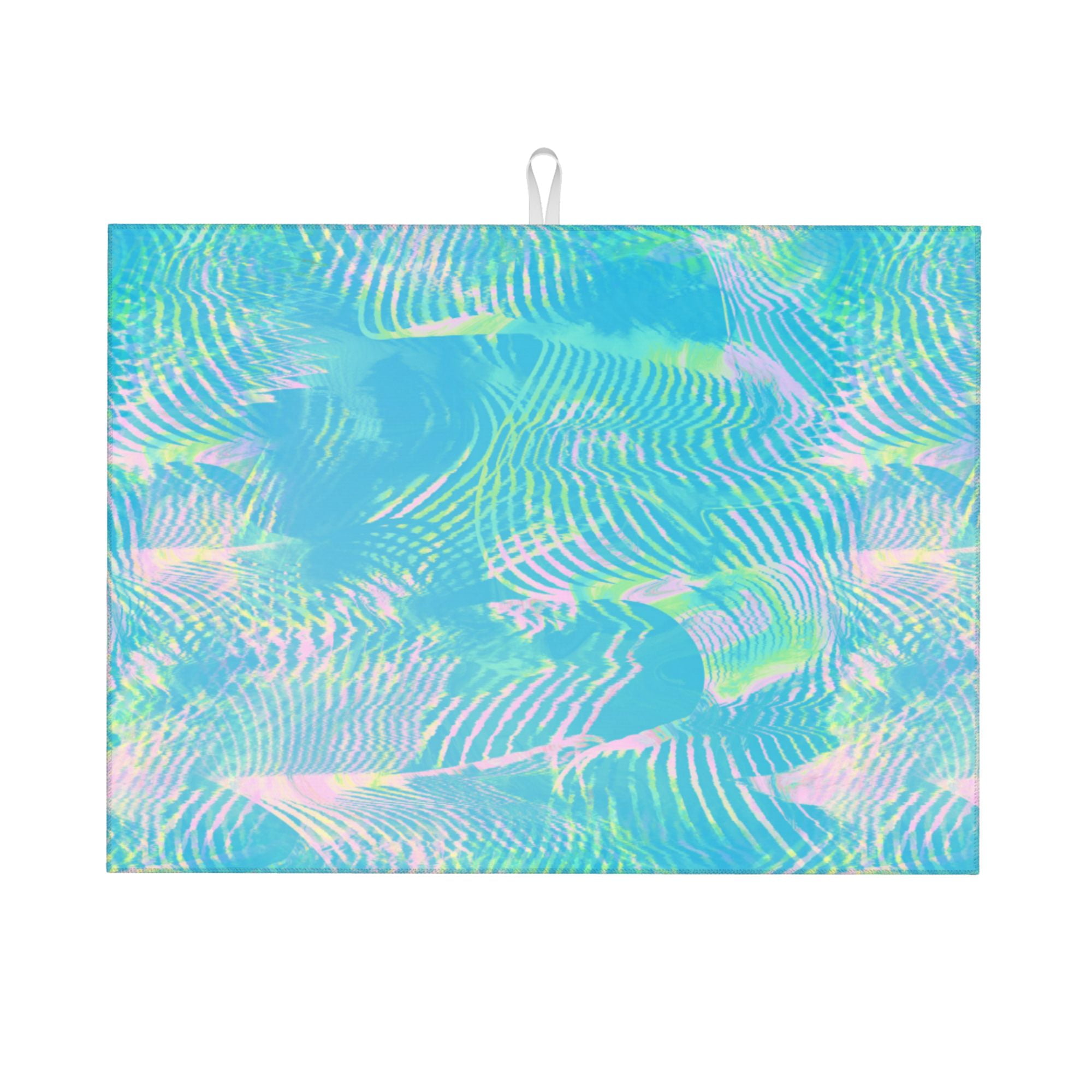 TEQUAN Dish Drying Mat for Kitchen Counter, Microfiber Super Absorbent ...