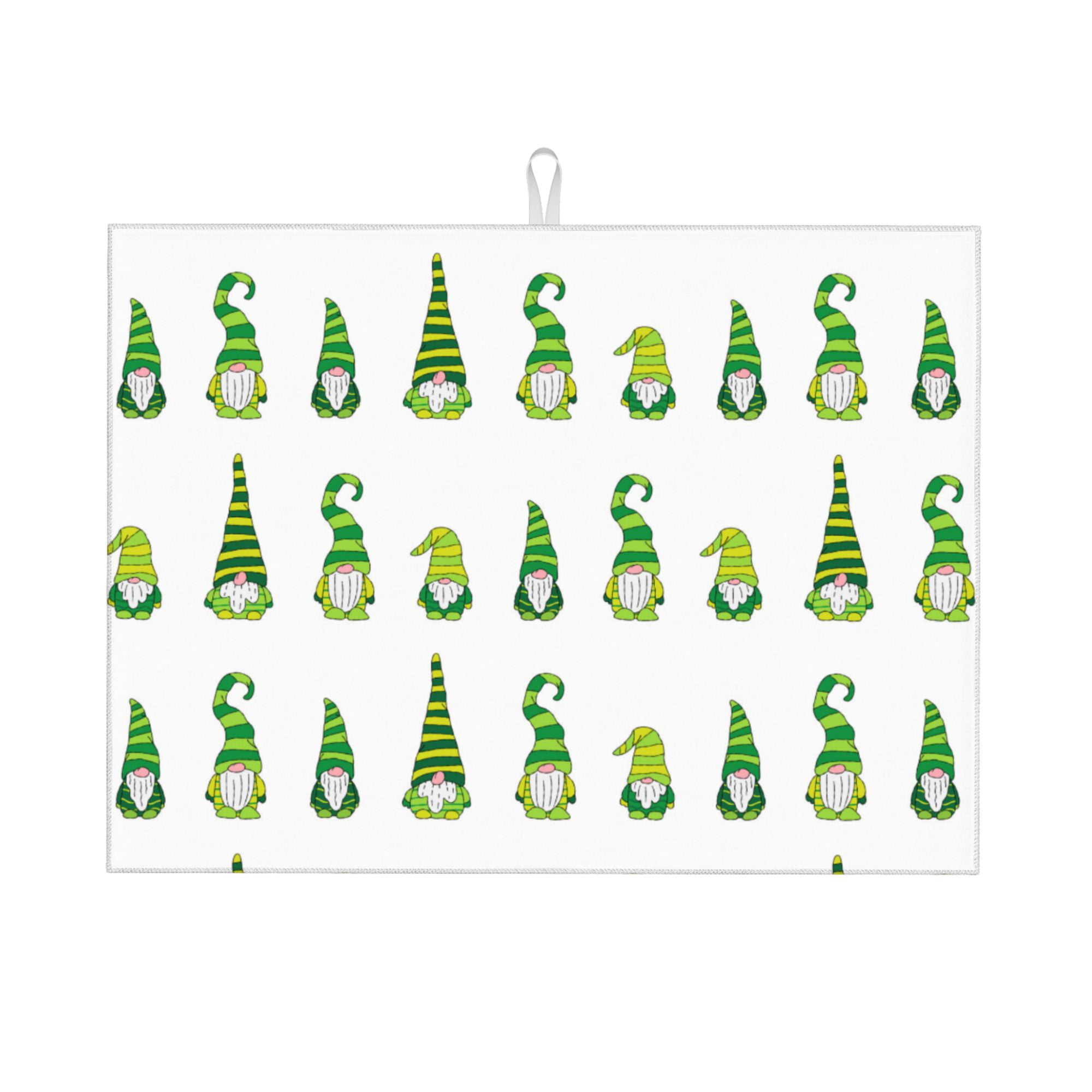 TEQUAN Dish Drying Mat for Kitchen Counter, Microfiber Super Absorbent ...