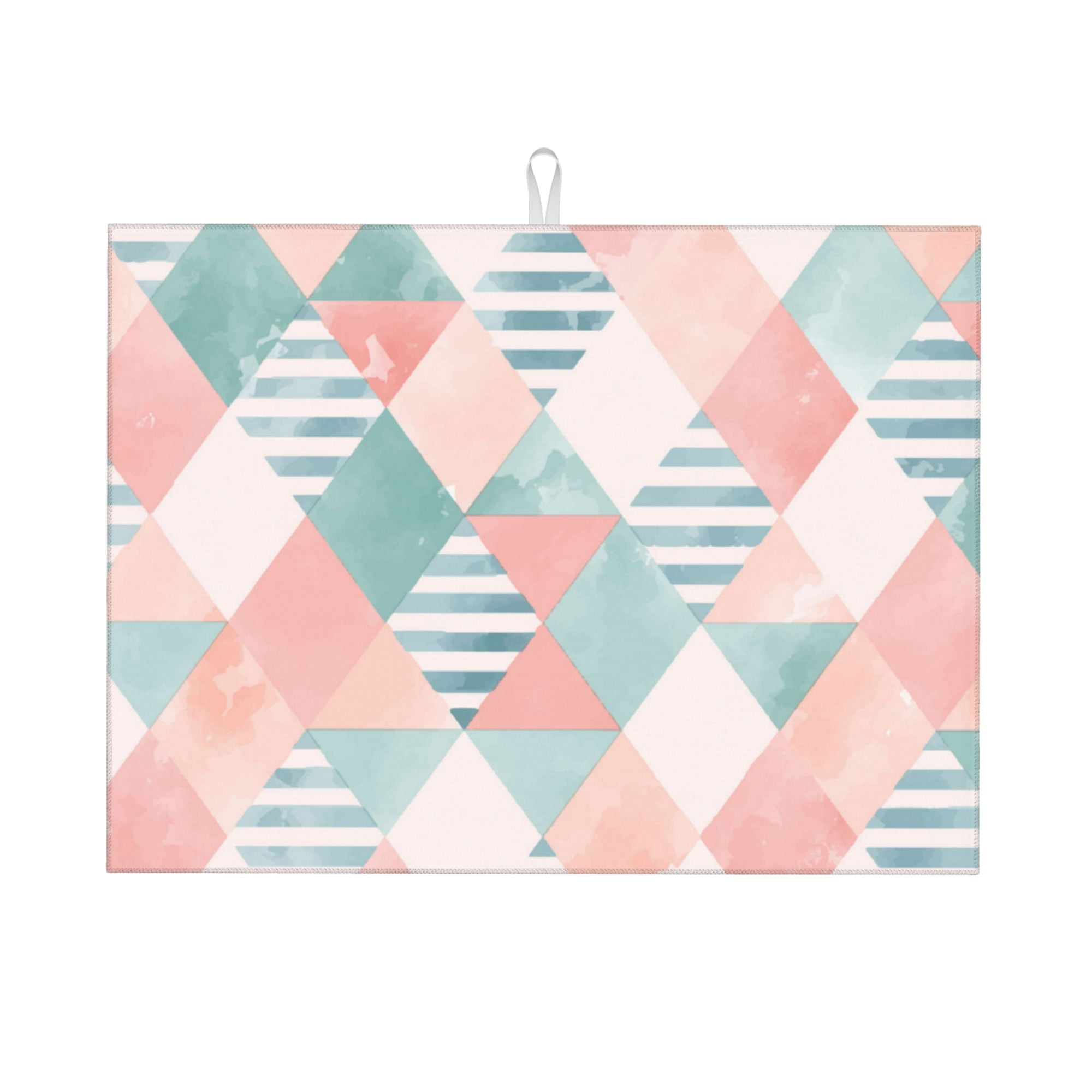 TEQUAN Dish Drying Mat for Kitchen Counter, Microfiber Super Absorbent ...