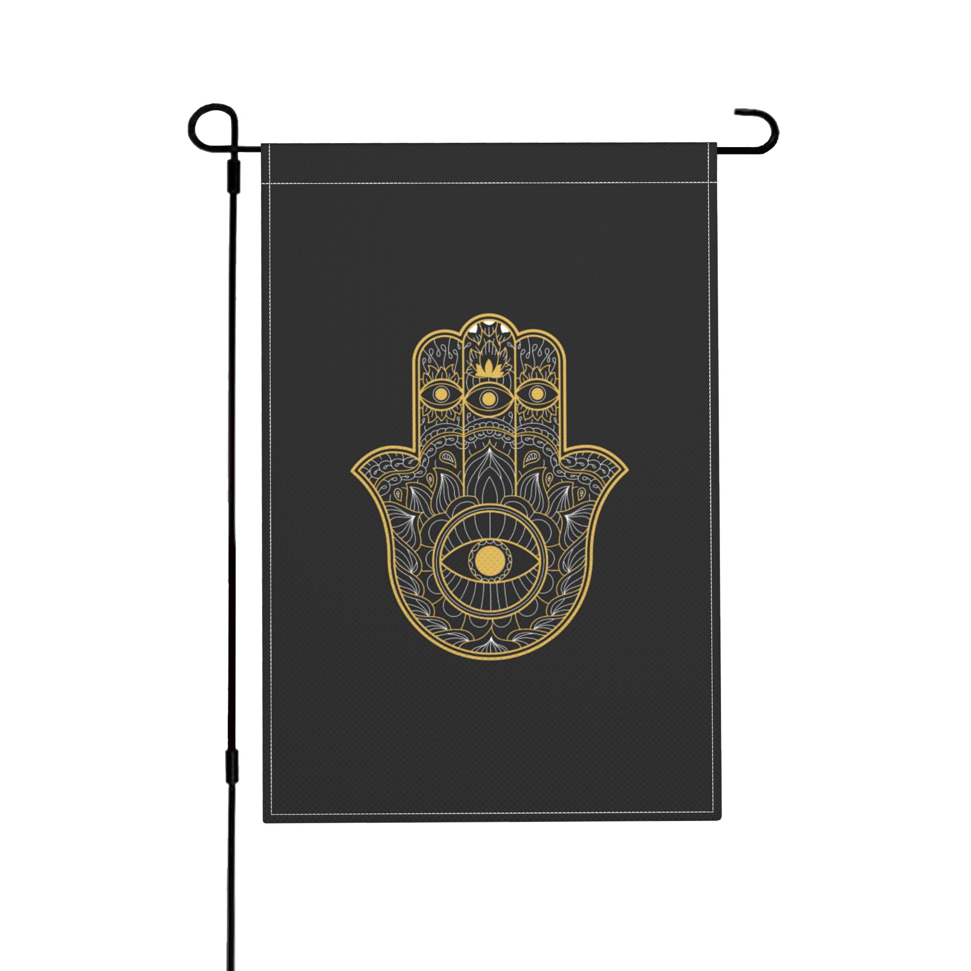 TEQUAN Fatima Evil Eye Hamsa Hand Garden Flags, 18 x 12 inch Double ...