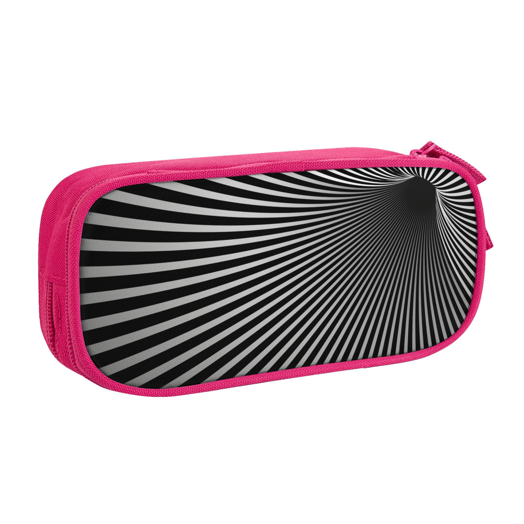 TEQUAN Large Capacity Pencil Case, 3D Vortex Illusion Pattern Pencil ...