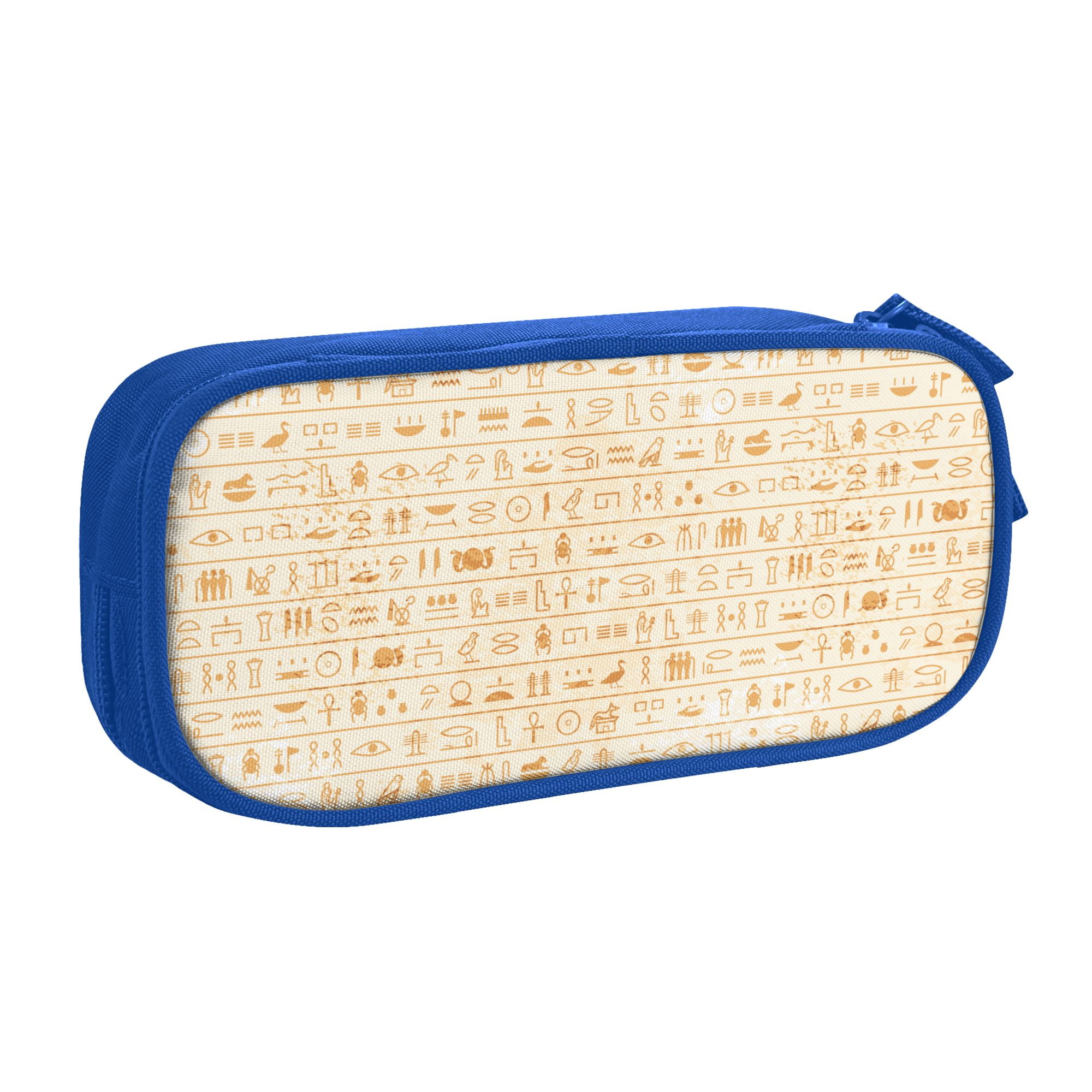 TEQUAN Large Capacity Pencil Case, Ancient Egypt Hieroglyphs Pattern ...