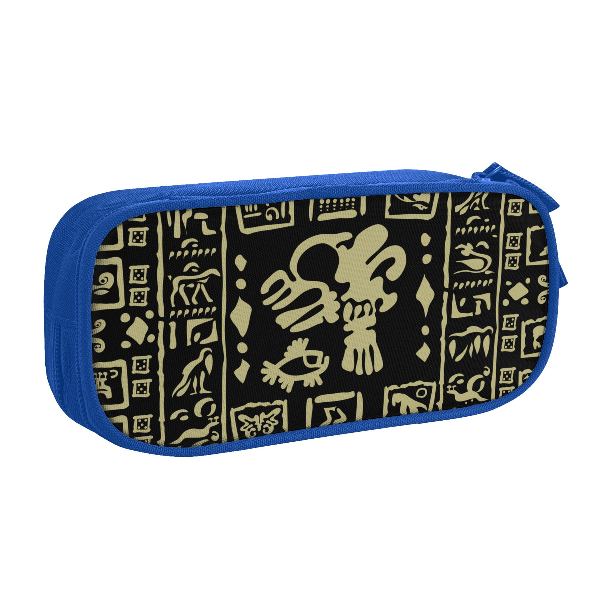 TEQUAN Large Capacity Pencil Case, Ancient Mayan Symbols Pattern Pencil ...