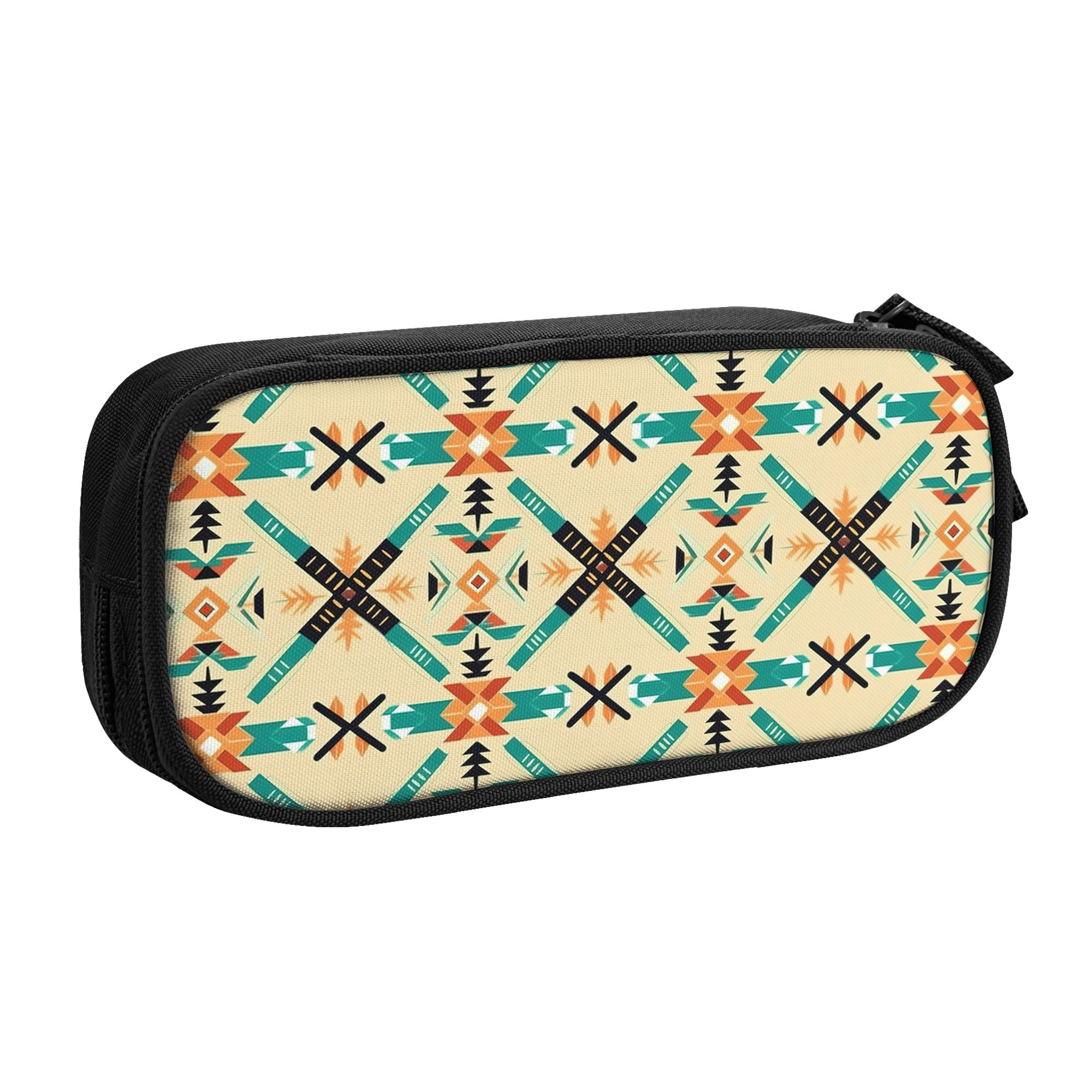 TEQUAN Large Capacity Pencil Case, Boho Aztec Aesthetic Style Pattern ...