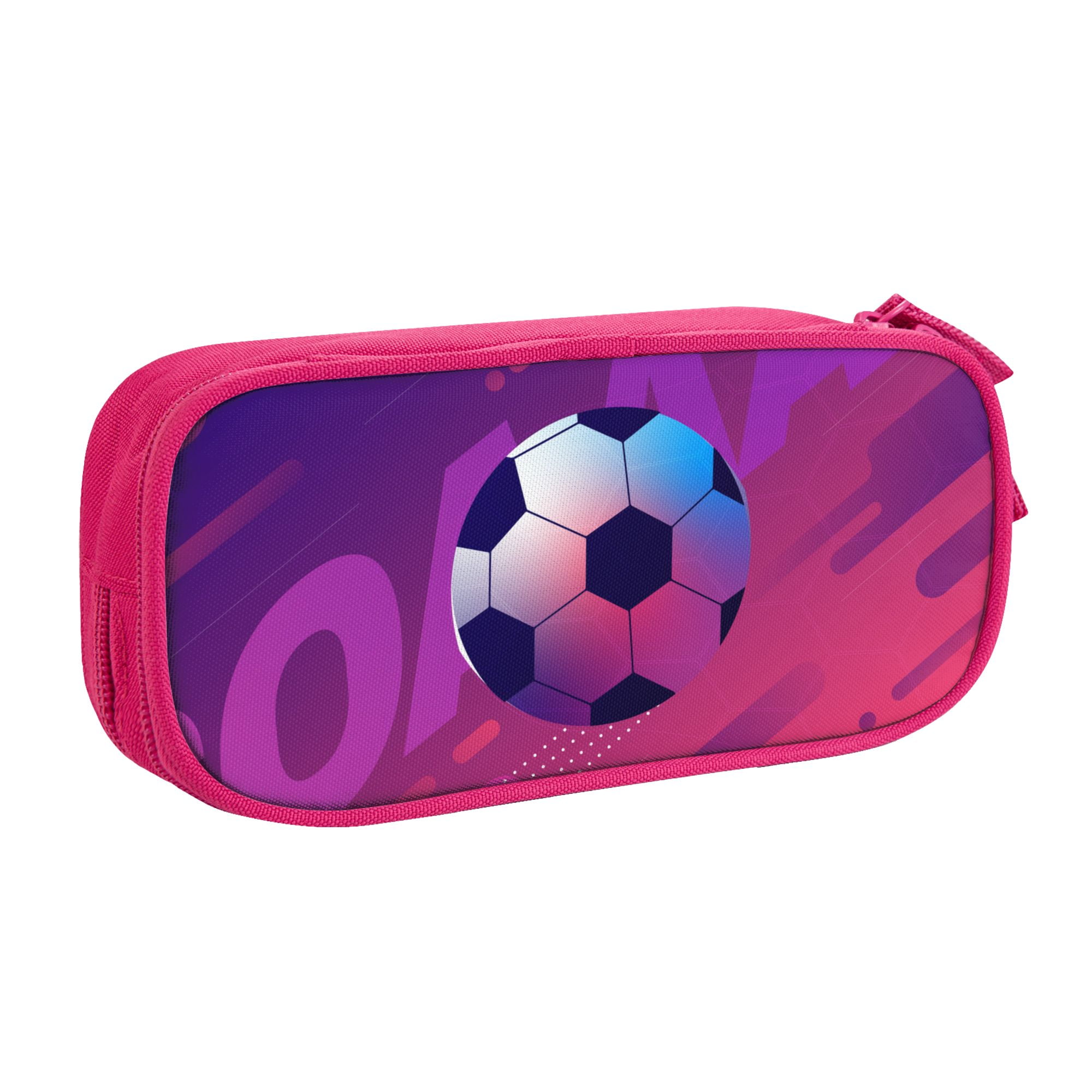 TEQUAN Large Capacity Pencil Case, Football Field Sport Game Pattern ...