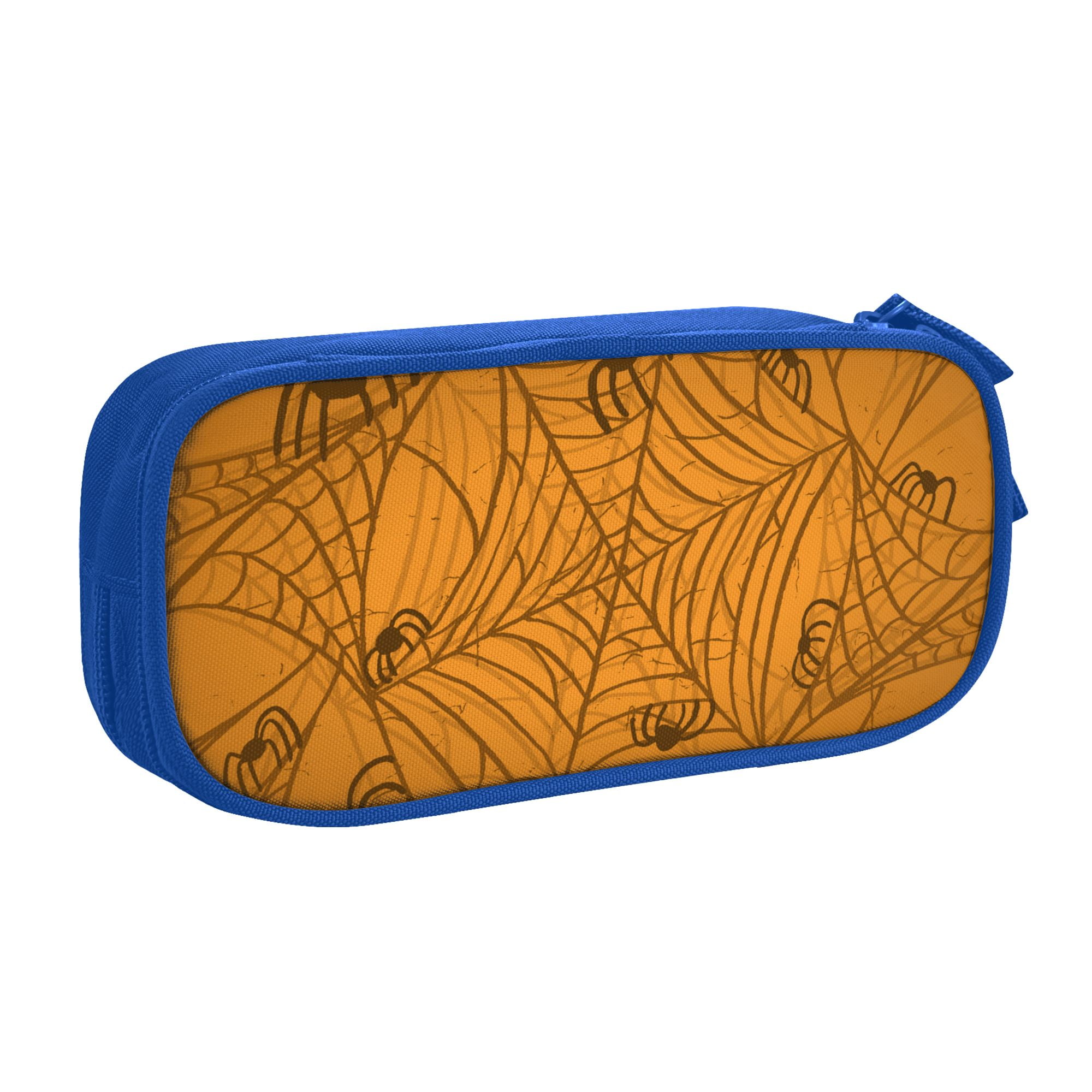TEQUAN Large Capacity Pencil Case, Grunge Style Spider Web Pattern ...