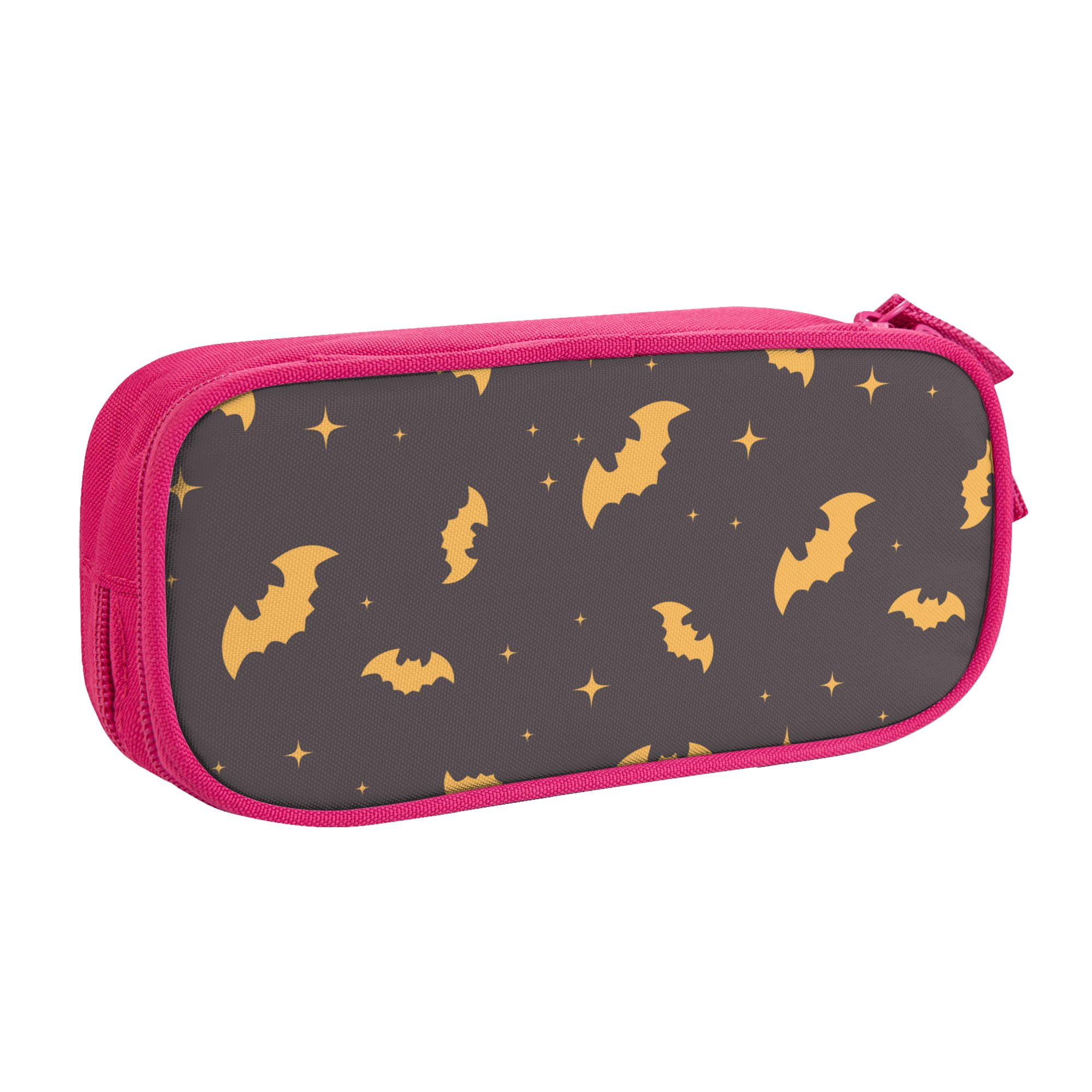 TEQUAN Large Capacity Pencil Case, Horror Halloween Bat Vampire Pattern ...