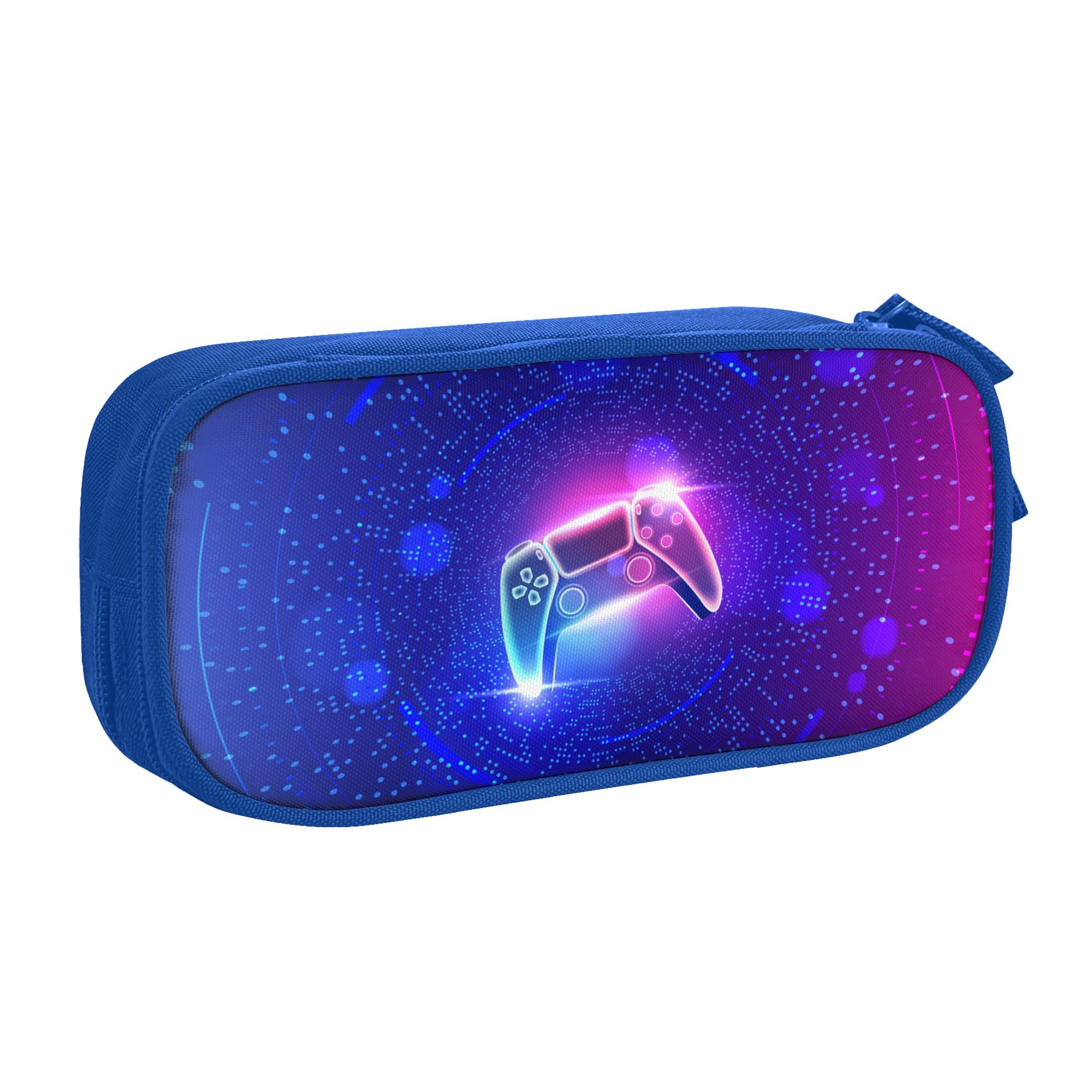 TEQUAN Large Capacity Pencil Case, Neon Game Controller Joystick ...