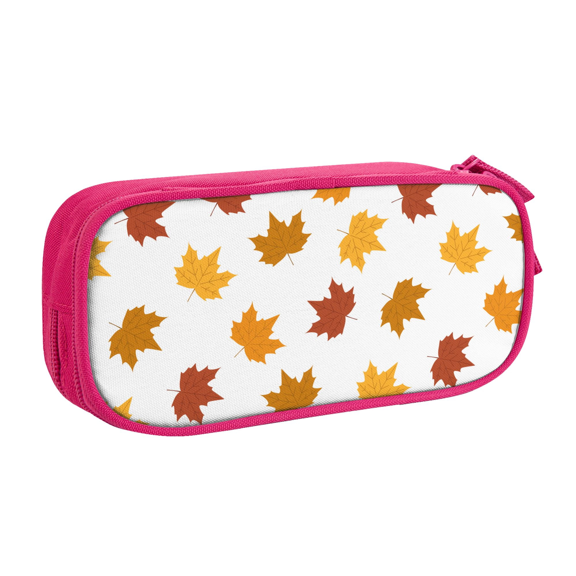 TEQUAN Large Capacity Pencil Case, Thanksgiving Falling Leaves Pattern ...