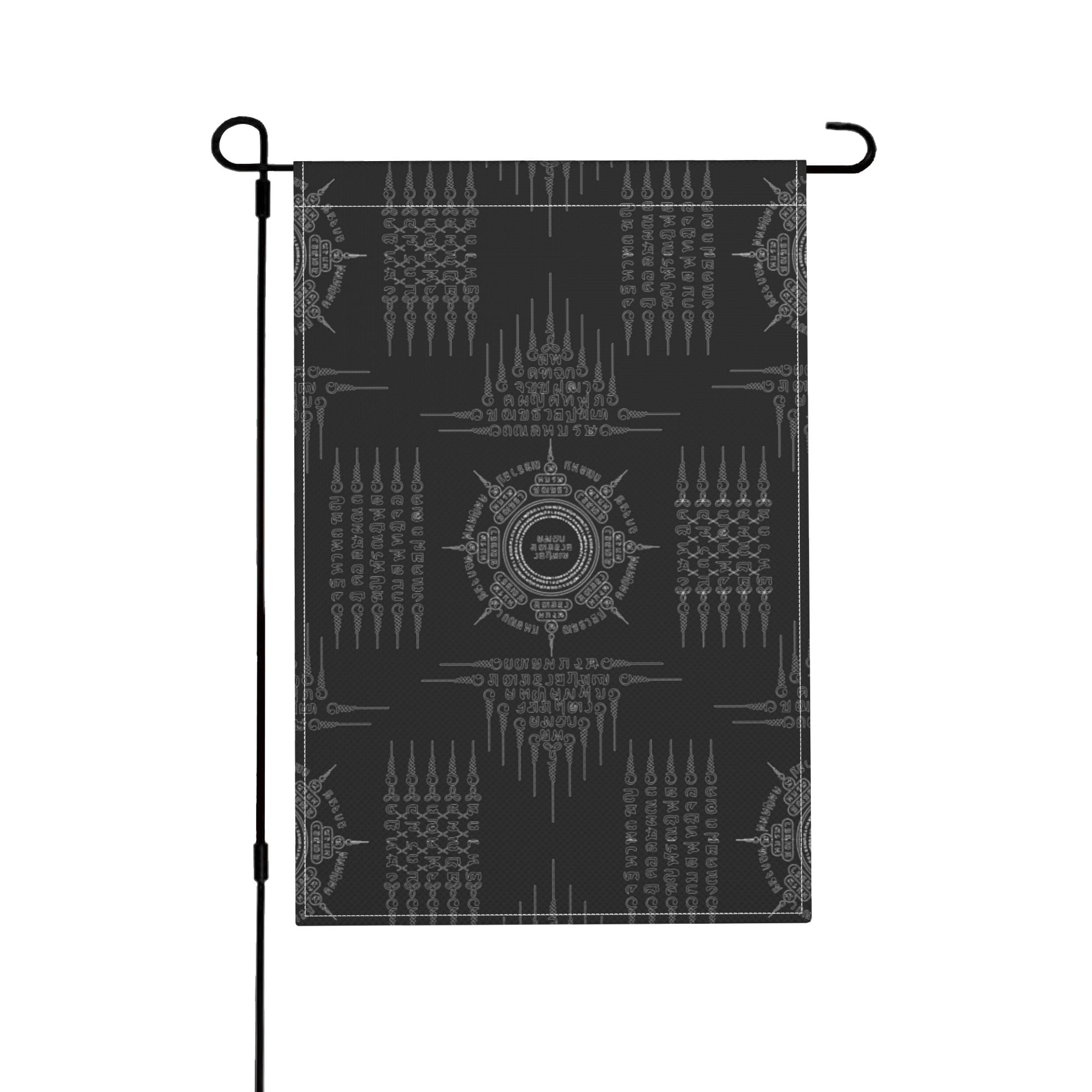 TEQUAN Mystic Viking Gothic Runes Garden Flags, 18 x 12 inch Double ...