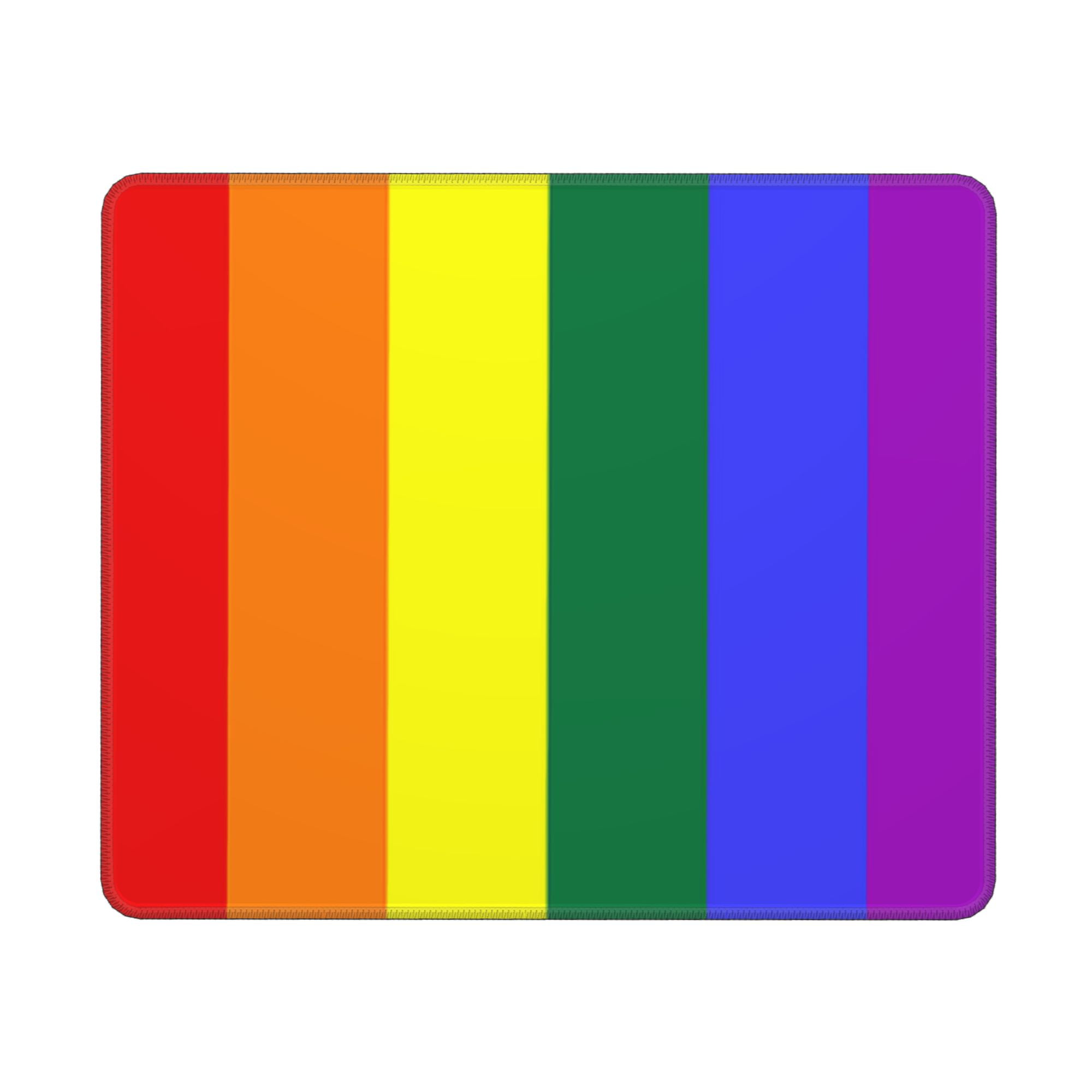 TEQUAN Non-Slip Washable Rubber Mouse Pad, Rainbow Lgbt Lgbtq Flag ...