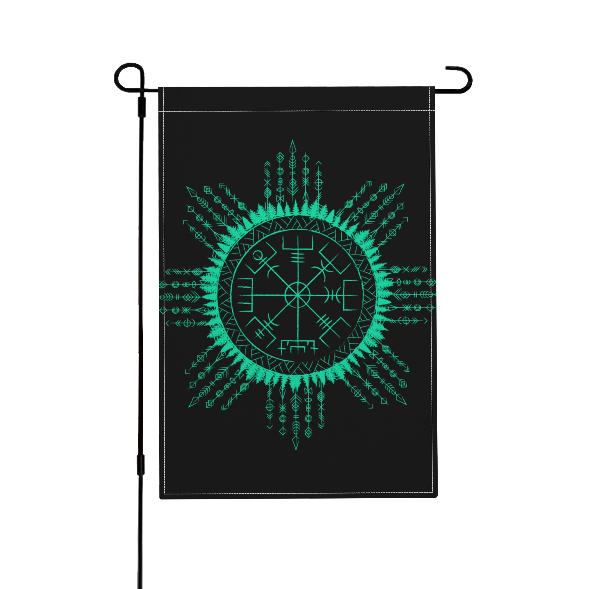 TEQUAN Nordic Gothic Scandinavian Elements Garden Flags, 18 x 12 inch ...