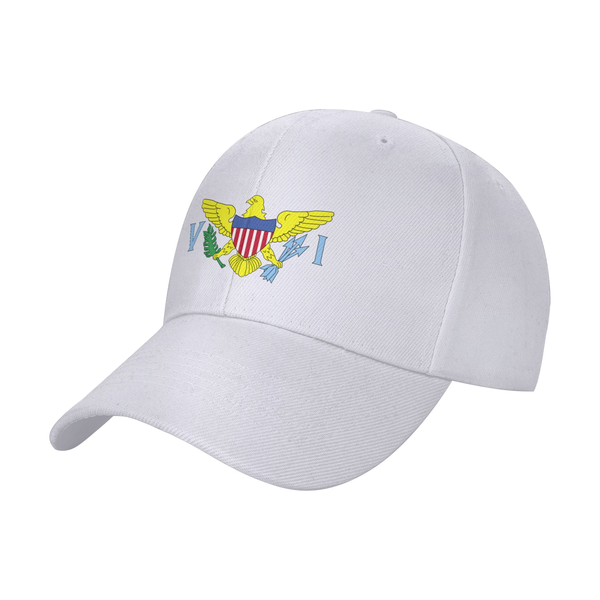 TEQUAN Peaked Cap Virgin Islands Flag Adult Unisex Adjustable Curved ...