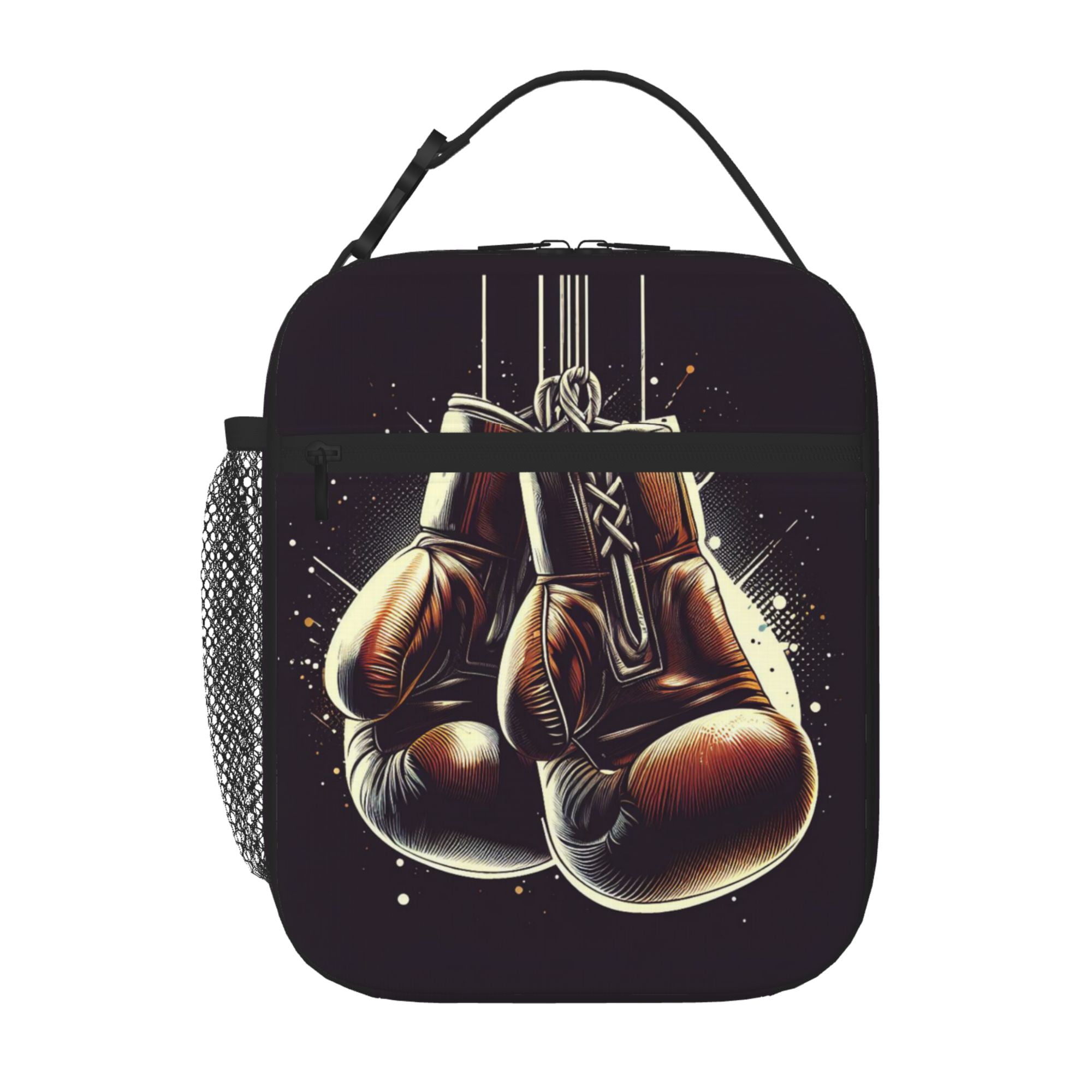 TEQUAN Portable Lunch Bag, Boxing Gloves Art Illustration Pattern ...
