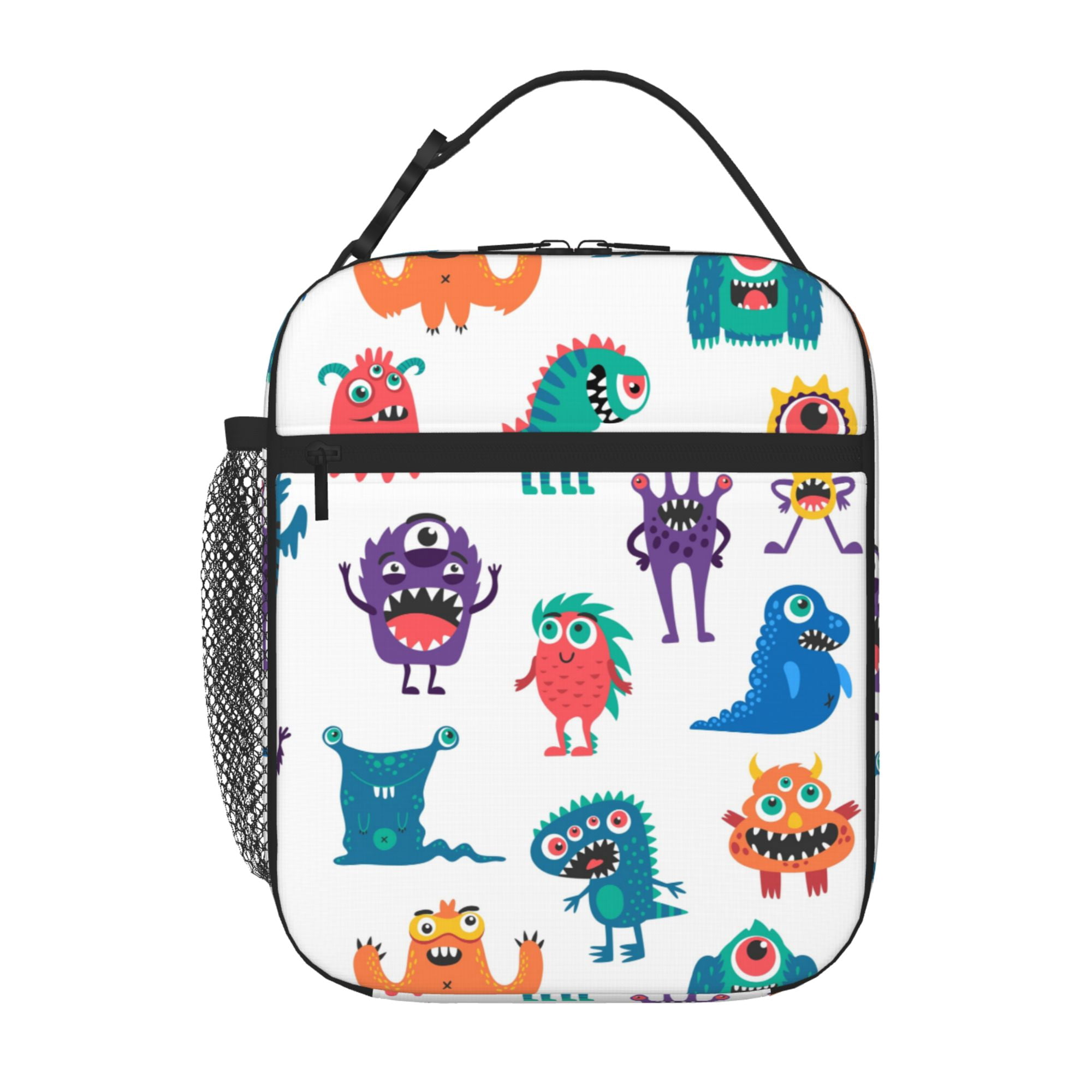 TEQUAN Portable Lunch Bag, Cartoon Gremlin Cyclops Monsters Pattern ...