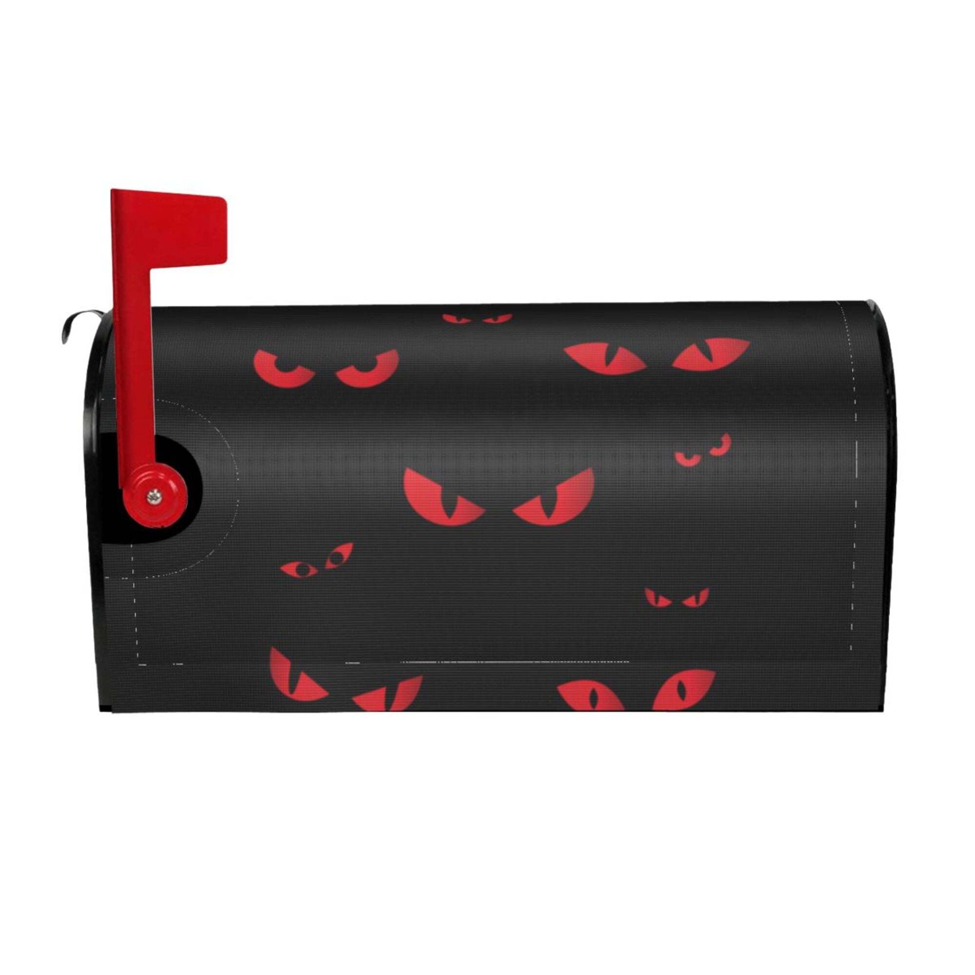 TEQUAN Spooky Scary Monster Eyes Magnetic Mailbox Cover, Mailbox Wraps ...