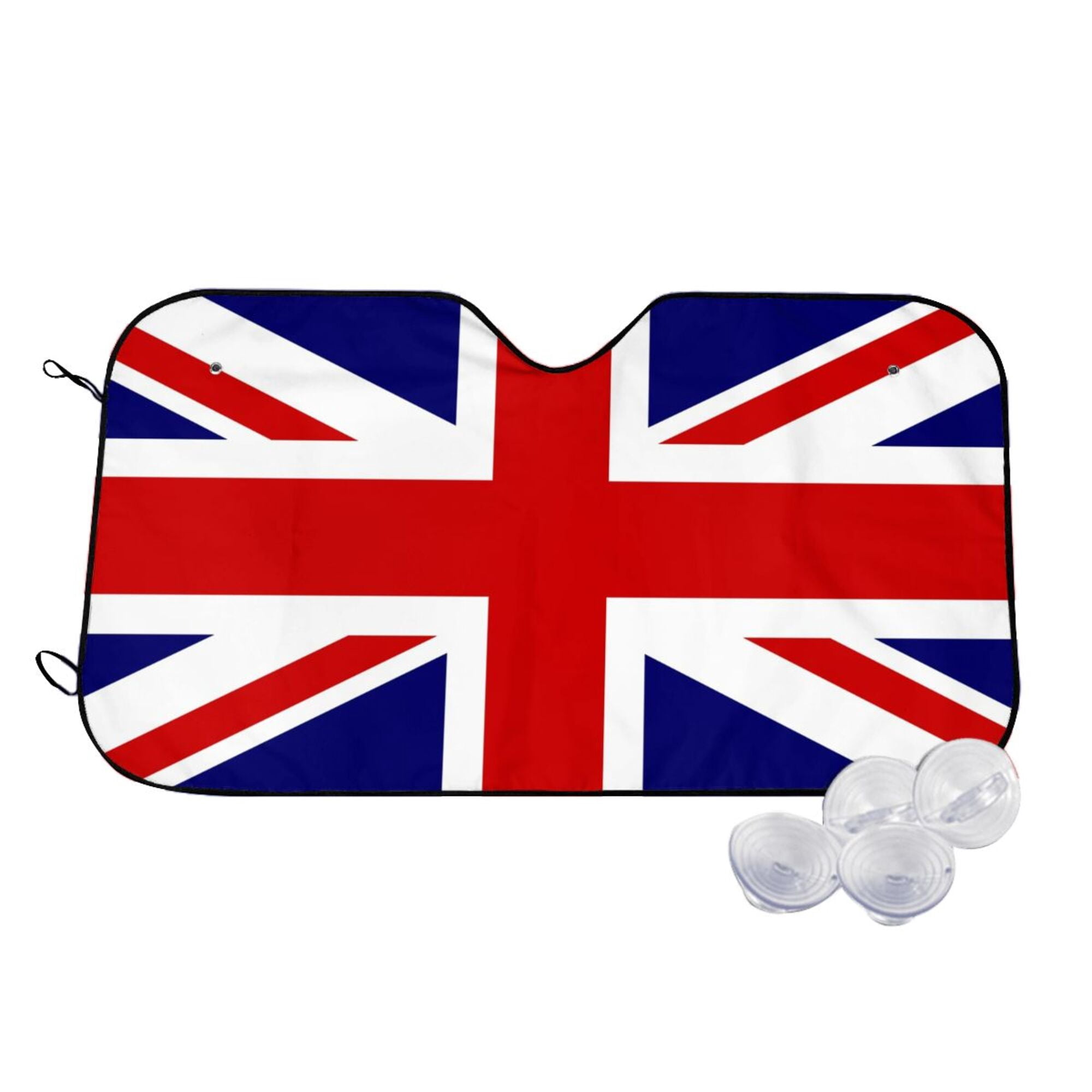 TEQUAN Sunshade for Car Windshield, Union Jack British Flag Pattern Car ...