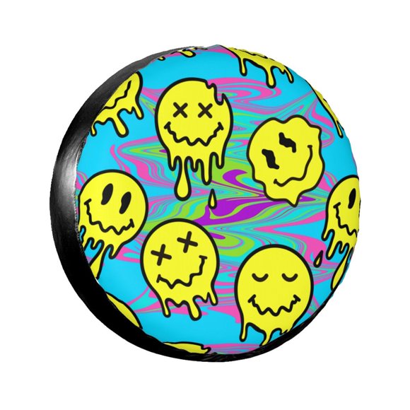 Smiley Face Tire Cover