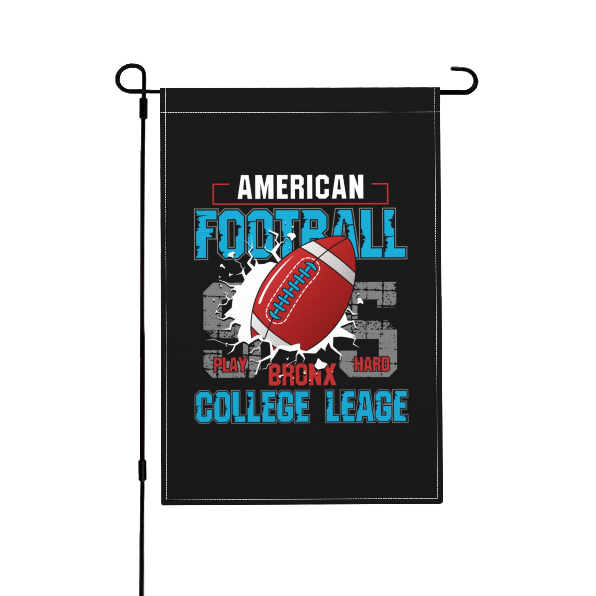 TEQUAN Vintage American Football Garden Flags, 18 x 12 inch Double ...