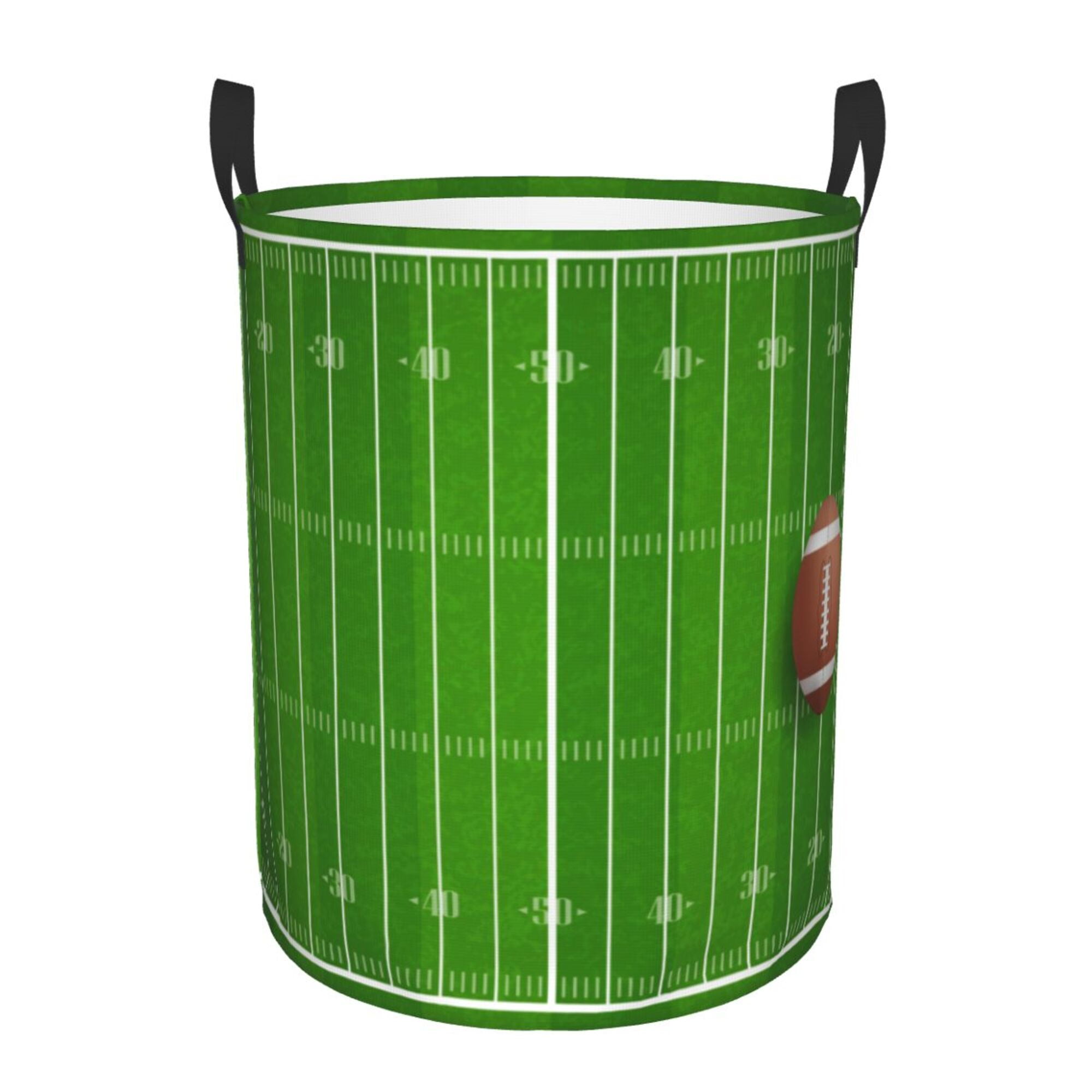 TEQUAN Waterproof Laundry Hampers, American Football Soccer Game ...