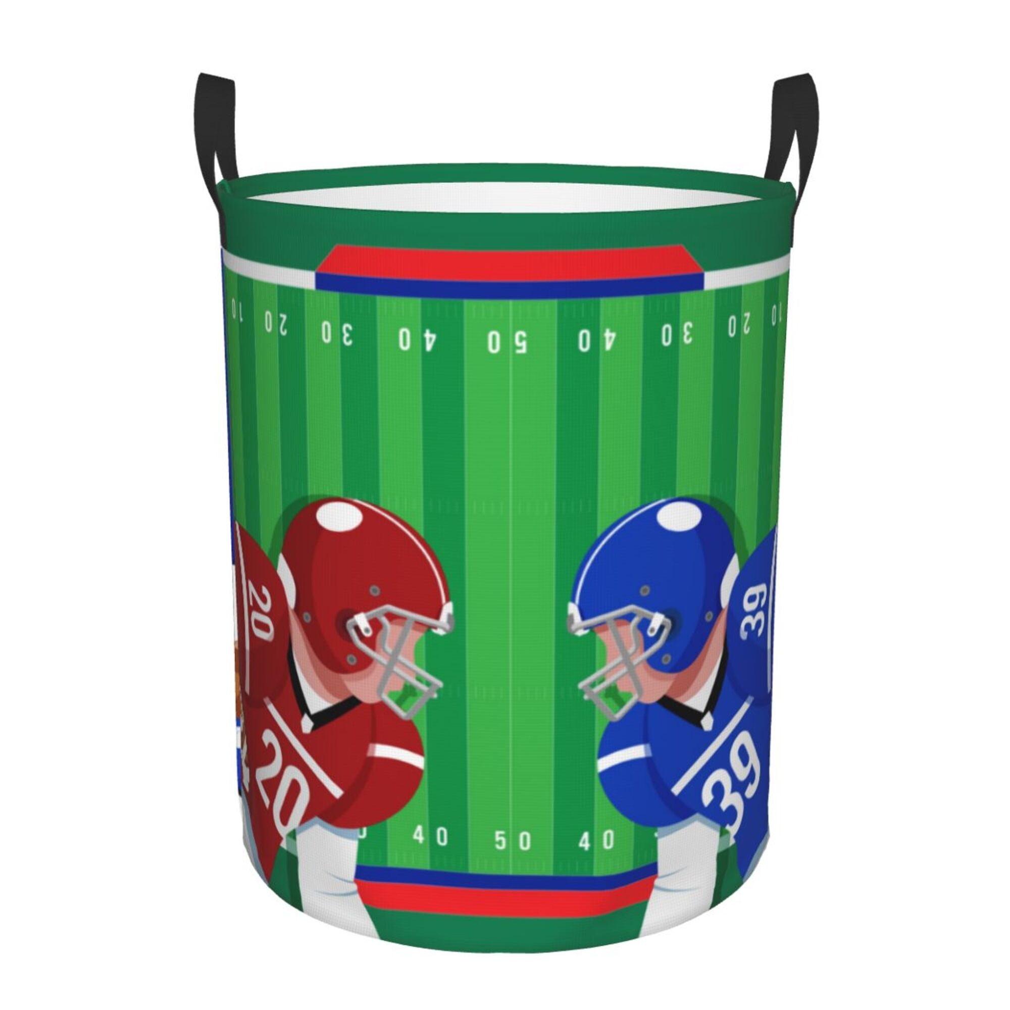 TEQUAN Waterproof Laundry Hampers, American Football Sports Players ...