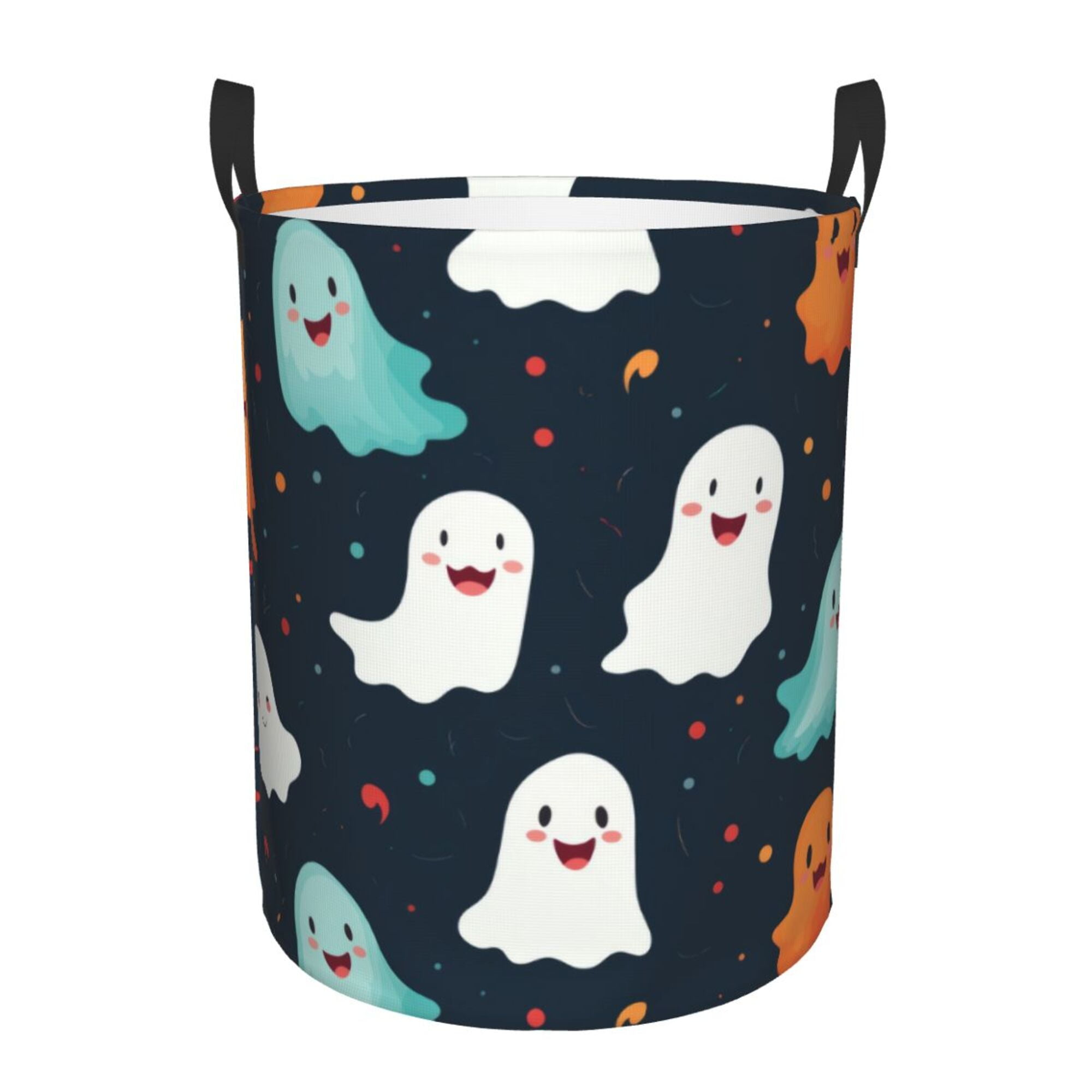 TEQUAN Waterproof Laundry Hampers, Cute Halloween Theme Ghosts Pattern ...