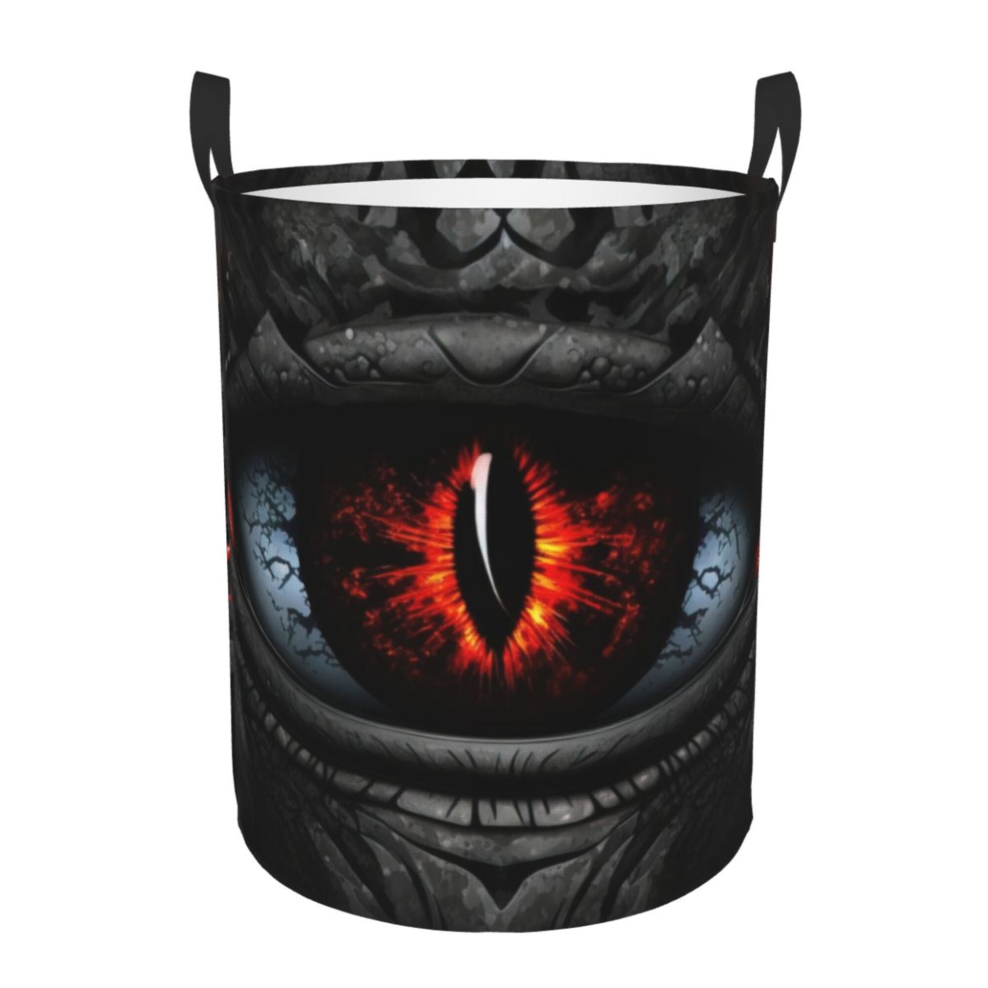 TEQUAN Waterproof Laundry Hampers, Fantasy Devil Dragon Eyes Pattern ...