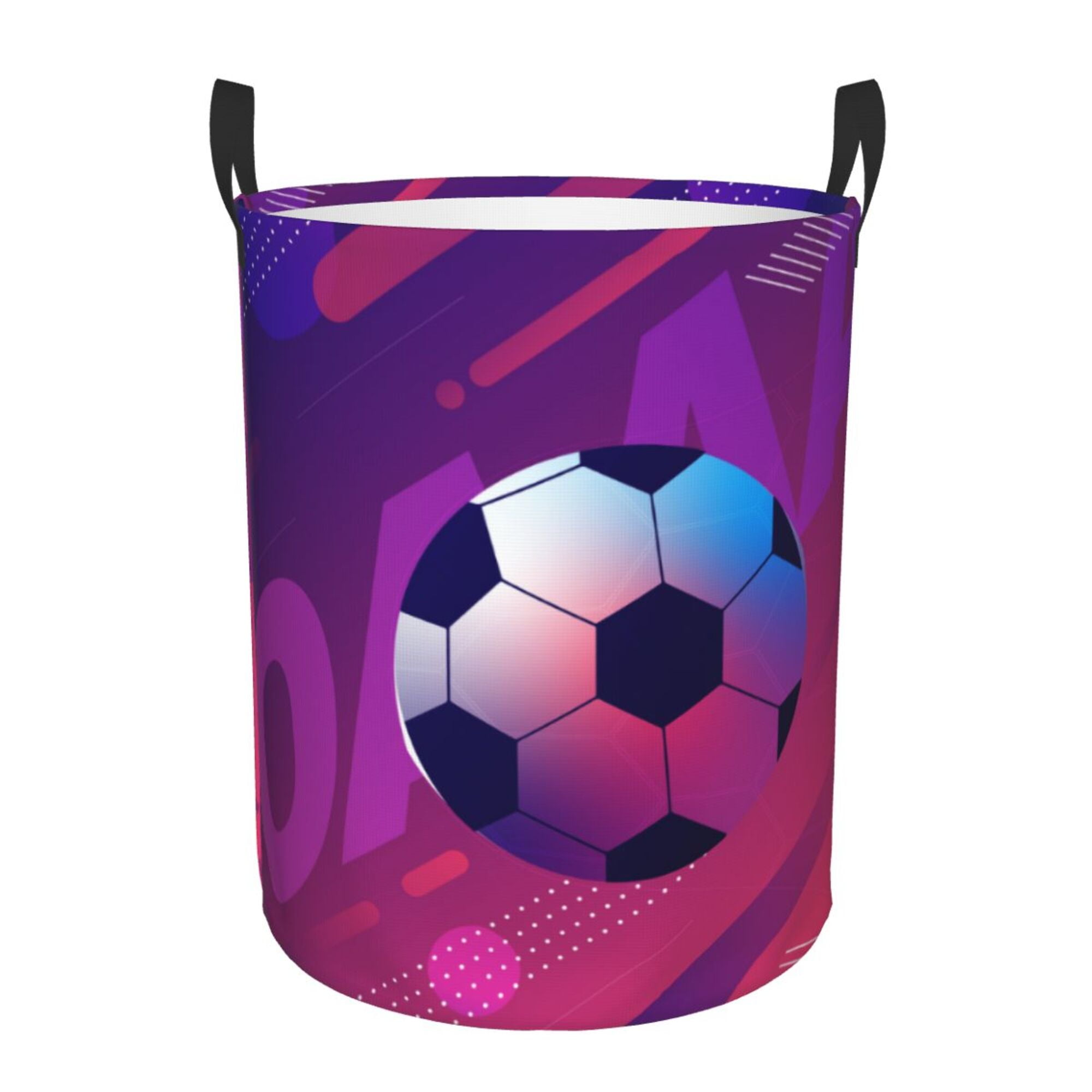 TEQUAN Waterproof Laundry Hampers, Football Field Sport Game Pattern ...