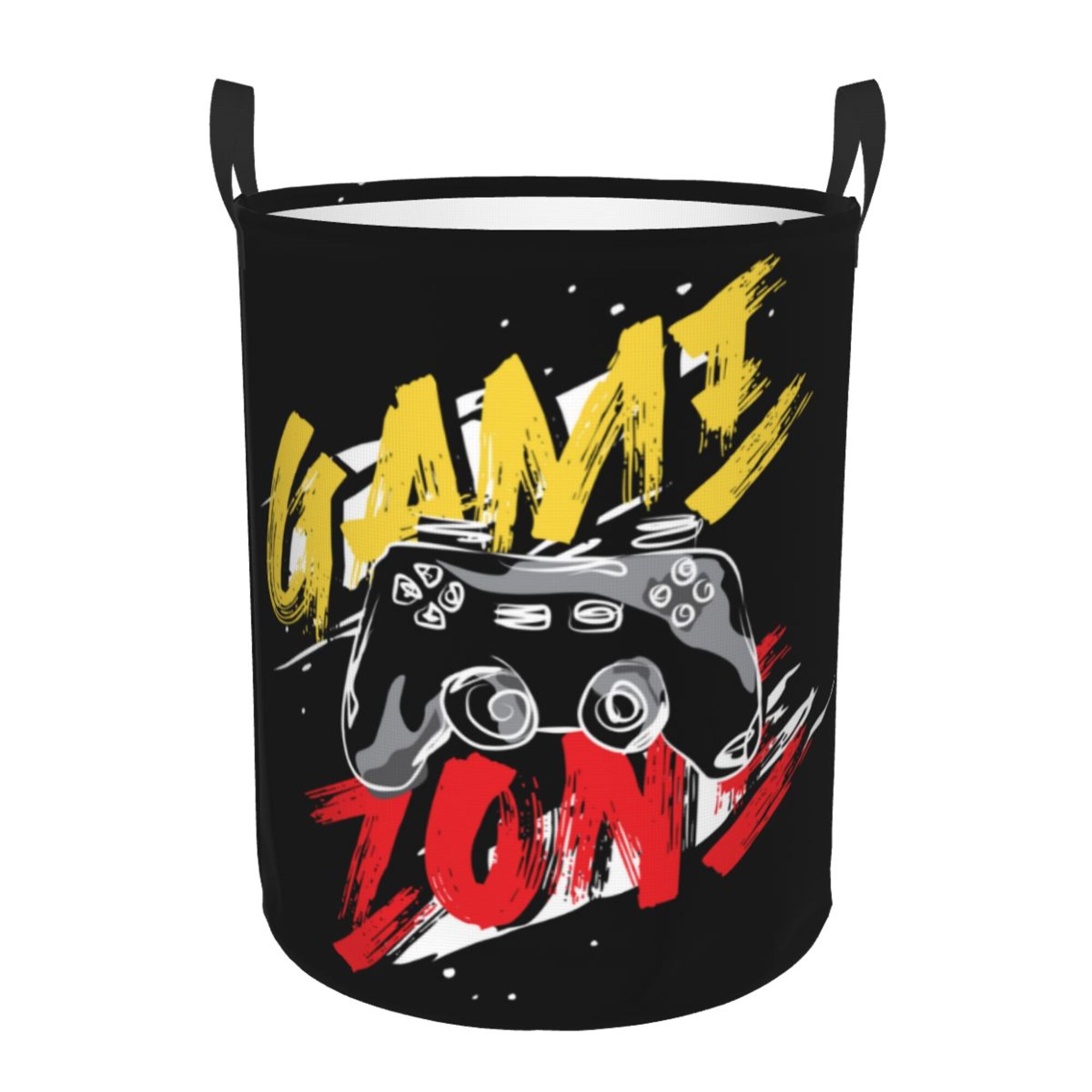 TEQUAN Waterproof Laundry Hampers, Game Zone with Joystick Pattern ...