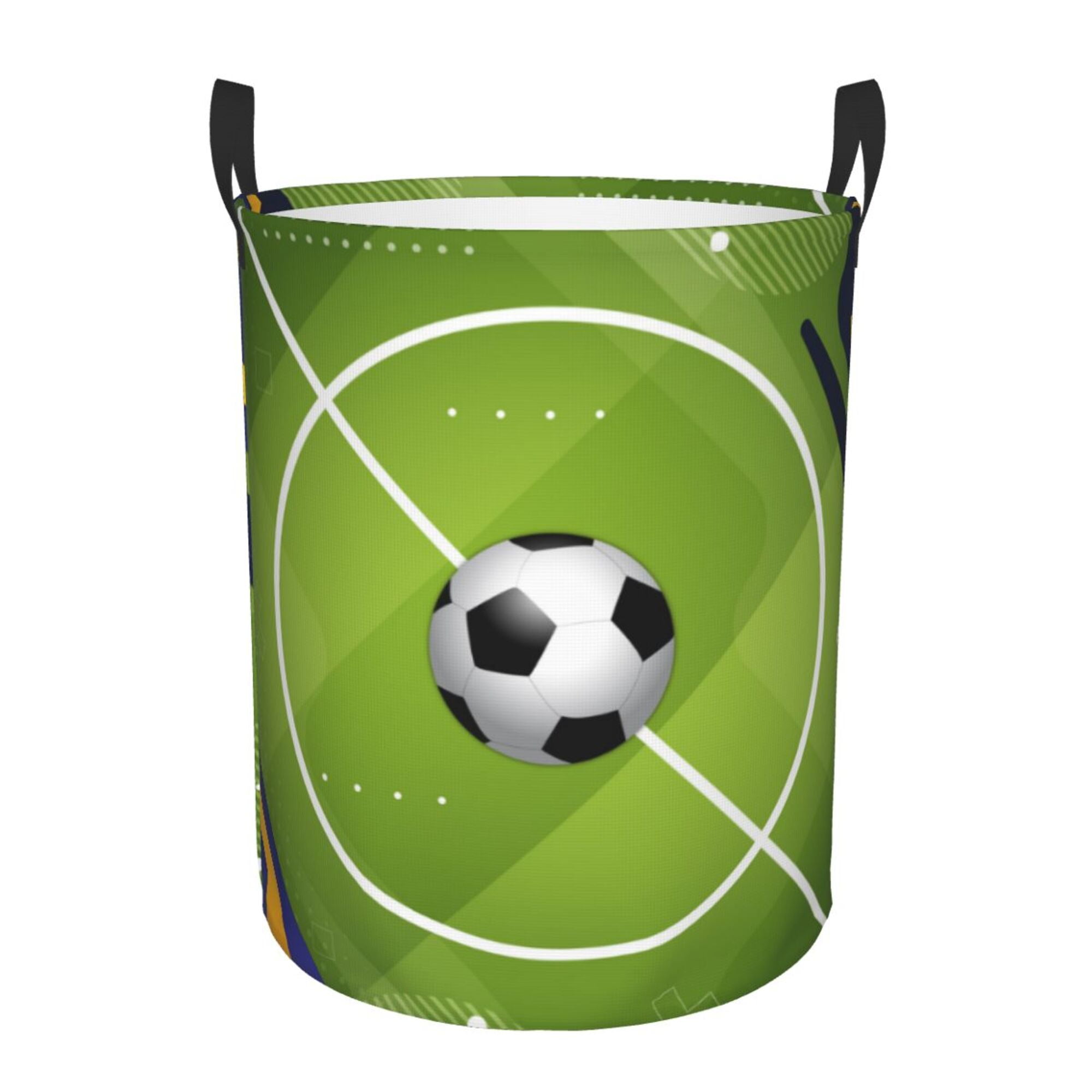 TEQUAN Waterproof Laundry Hampers, Gradient Football Field Sports ...
