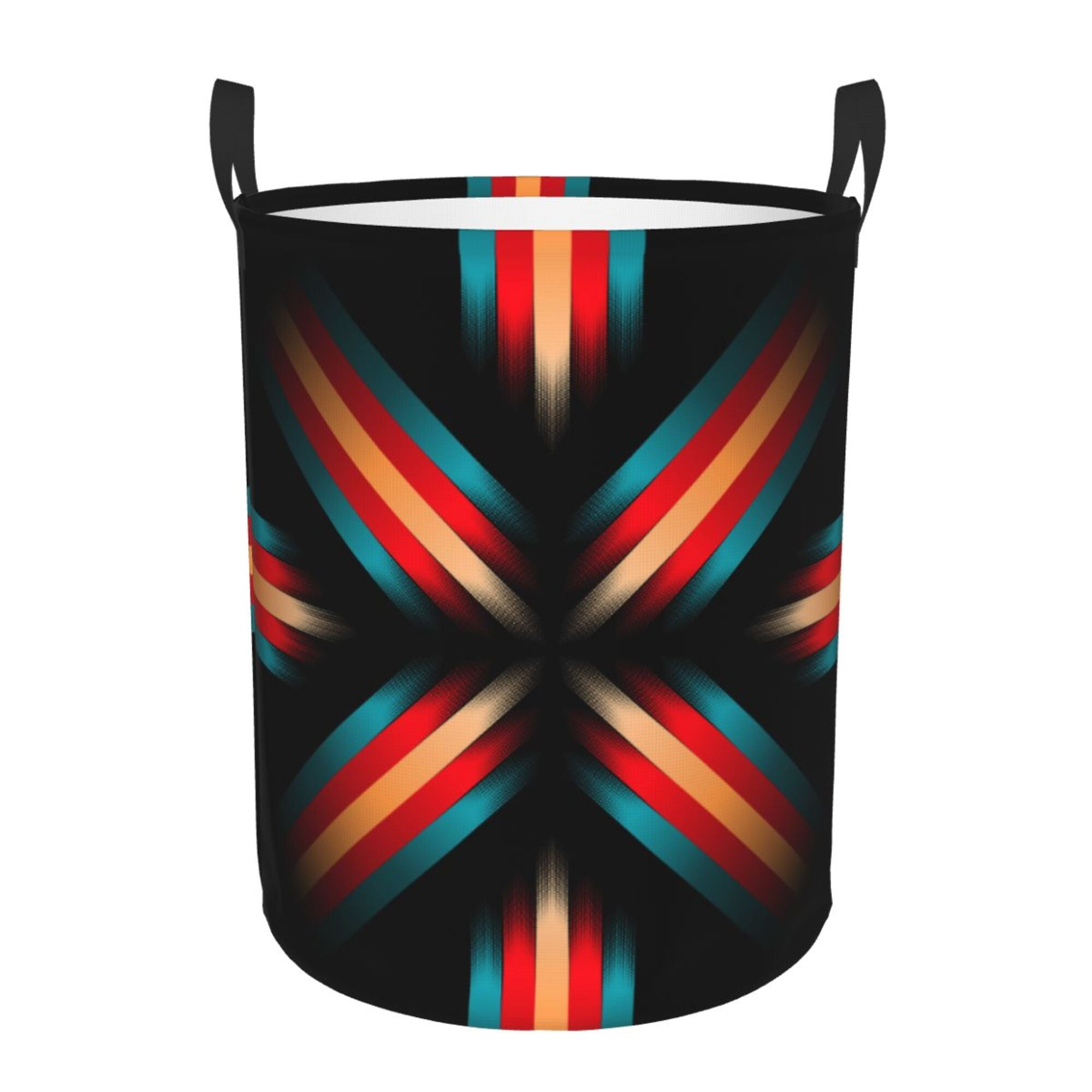 TEQUAN Waterproof Laundry Hampers, Gradient Halftone Lines Pattern ...