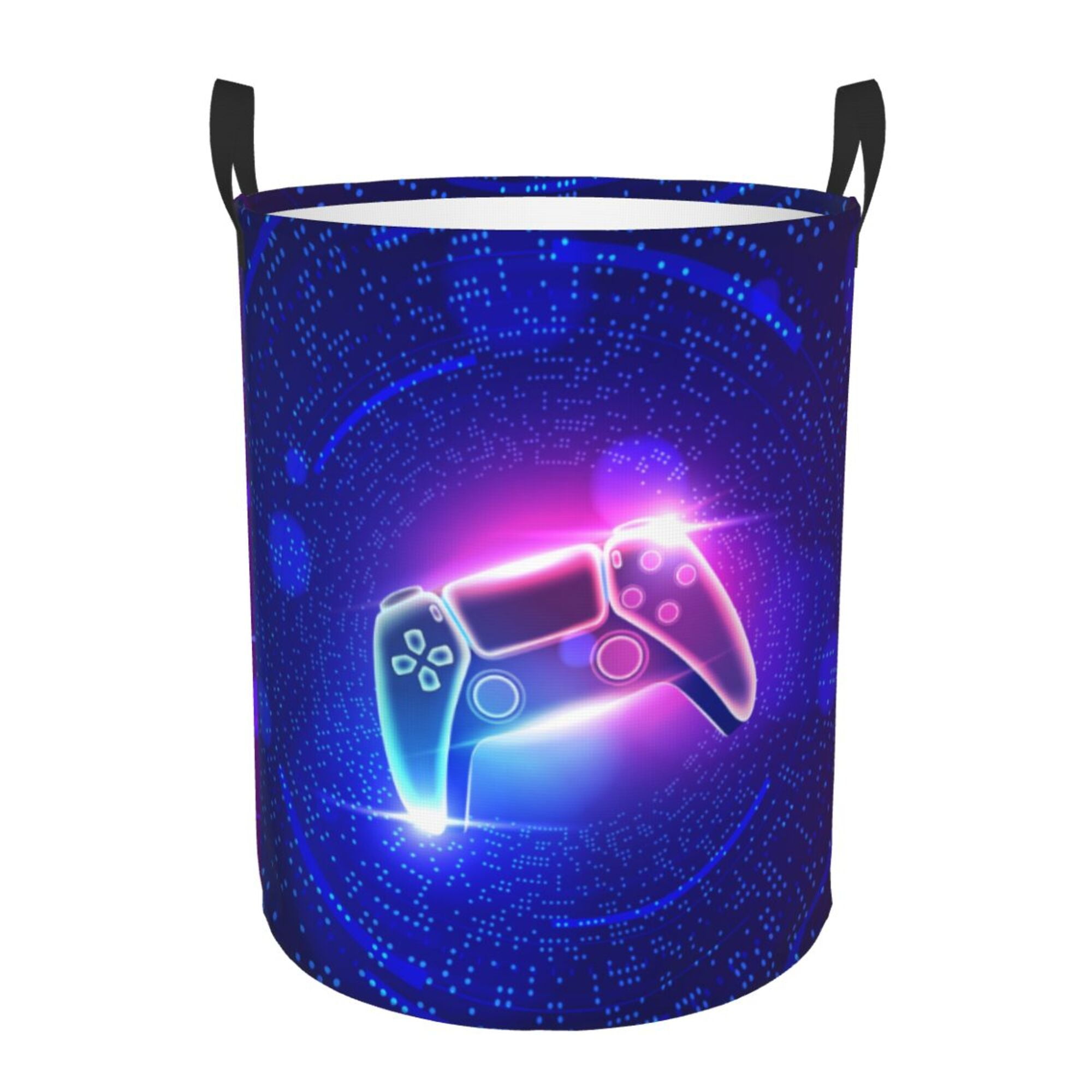 TEQUAN Waterproof Laundry Hampers, Neon Game Controller Joystick ...