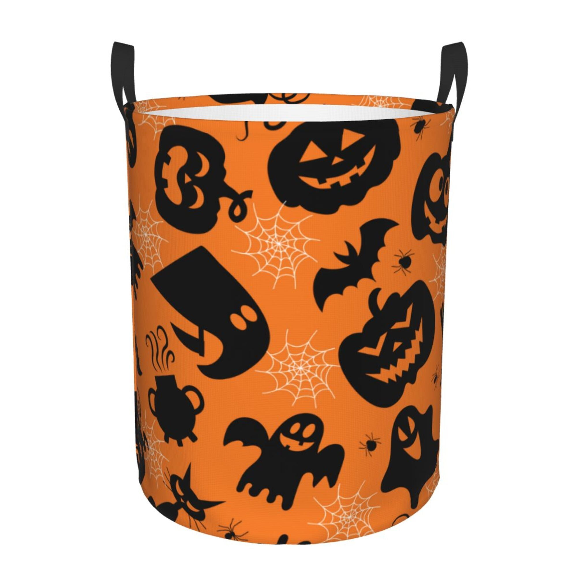 TEQUAN Waterproof Laundry Hampers, Pumpkins Bats Spiders Ghosts Pattern ...