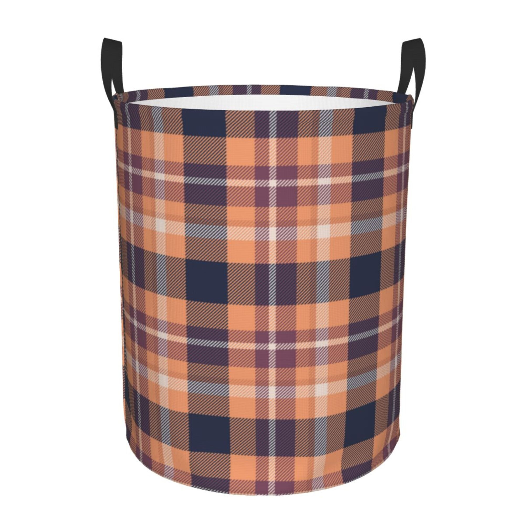 TEQUAN Waterproof Laundry Hampers, Retro African Style Plaid Pattern ...
