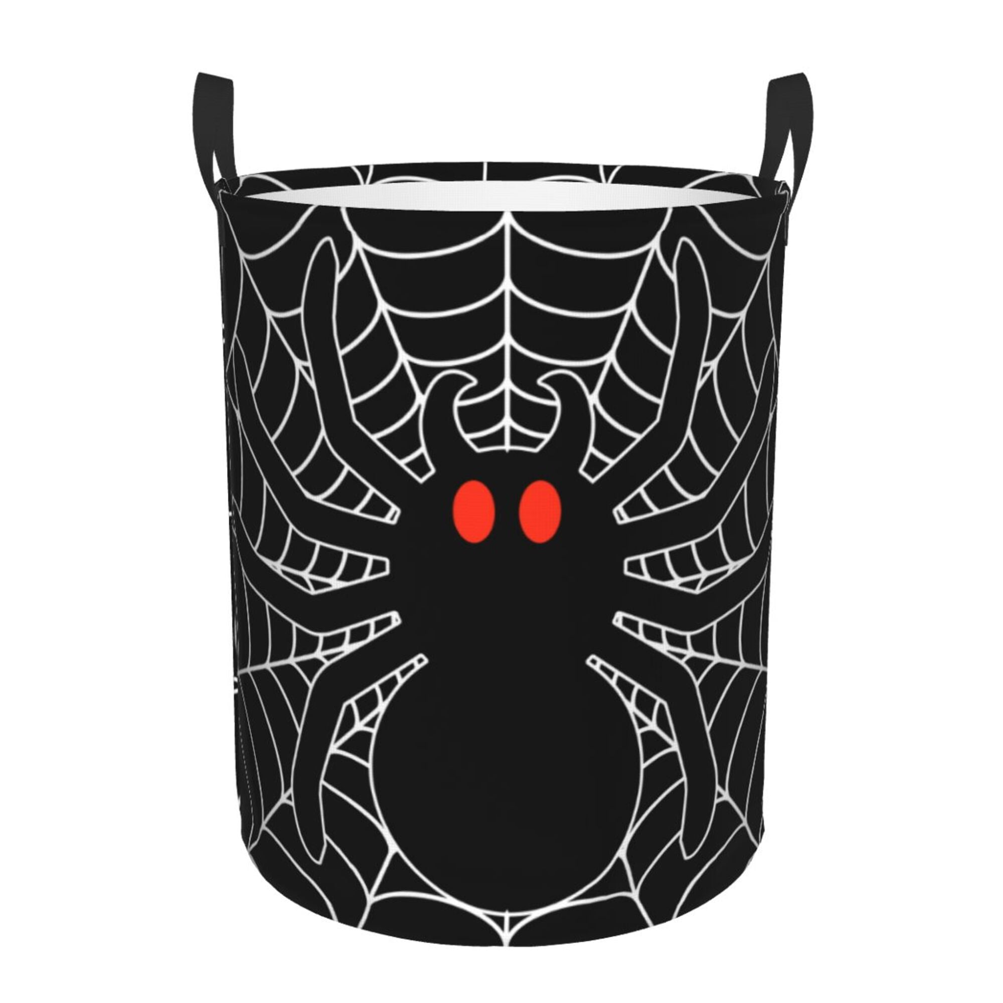TEQUAN Waterproof Laundry Hampers, Spooky Spider Webs Halloween Pattern ...