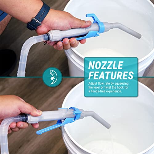 TERA PUMP Aquarium Gravel Cleaner - Electric Automatic Removable Vacuum ...