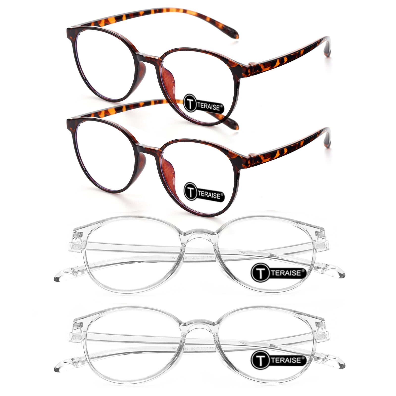 TERAISE Blue Light Reading Glasses for Women - Quality Fashion Resin ...