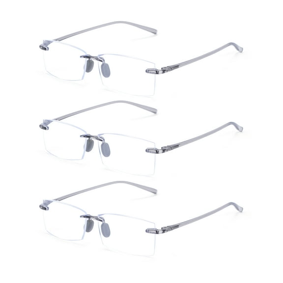 Computer Reading Glasses 4 Blue Light Blocking Glasses Anti Flexible ...