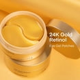 TEREZ & HONOR 24K Gold Retinol Under Eye Patches - 60 Korean Hydrogel ...